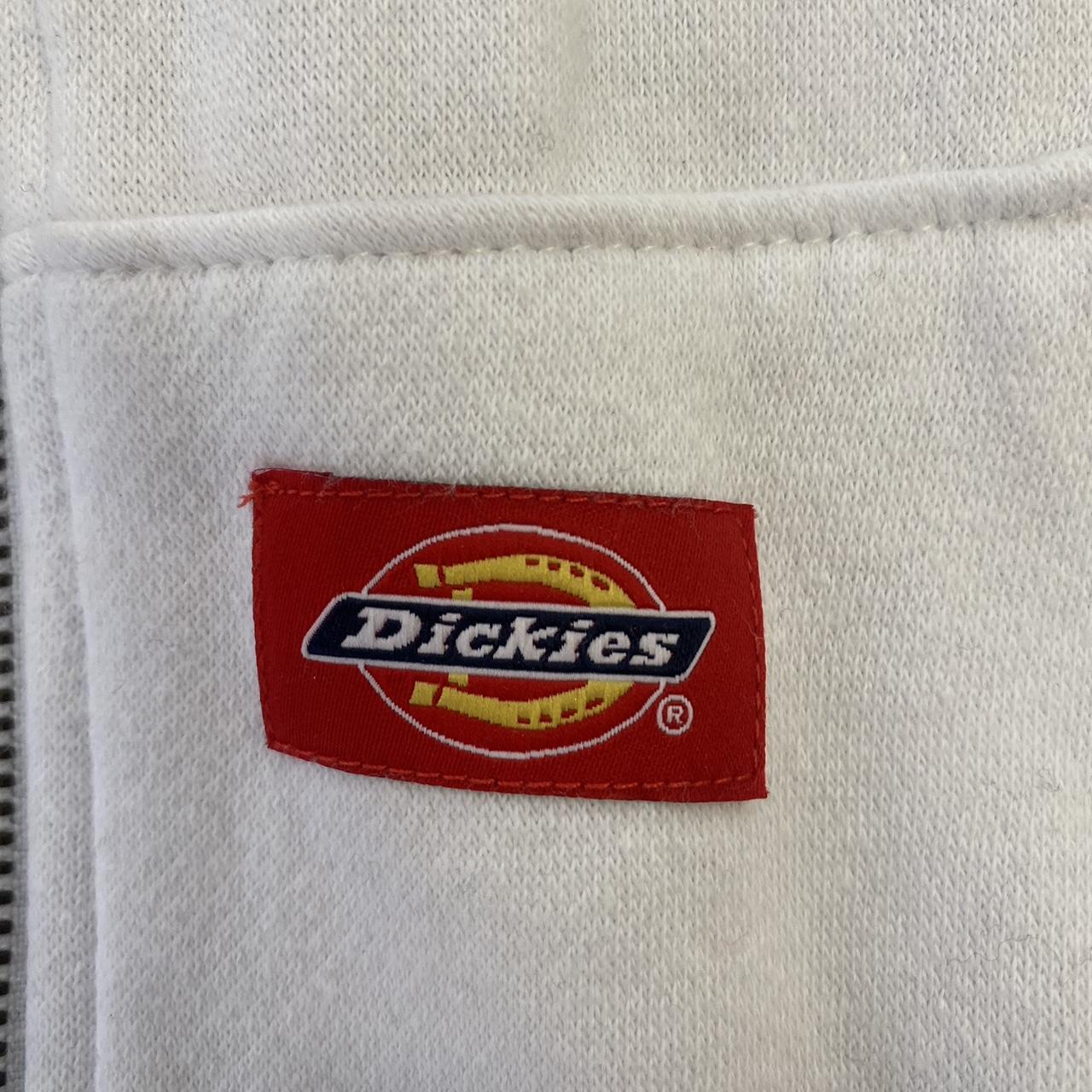 white dickies workwear jacket, size medium. only... - Depop