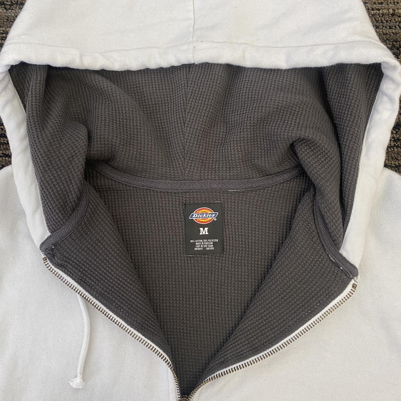 white dickies workwear jacket, size medium. only... - Depop