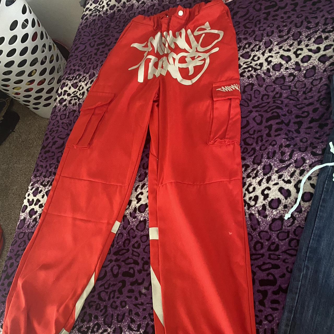 dope minus two pants design on front and back the... - Depop