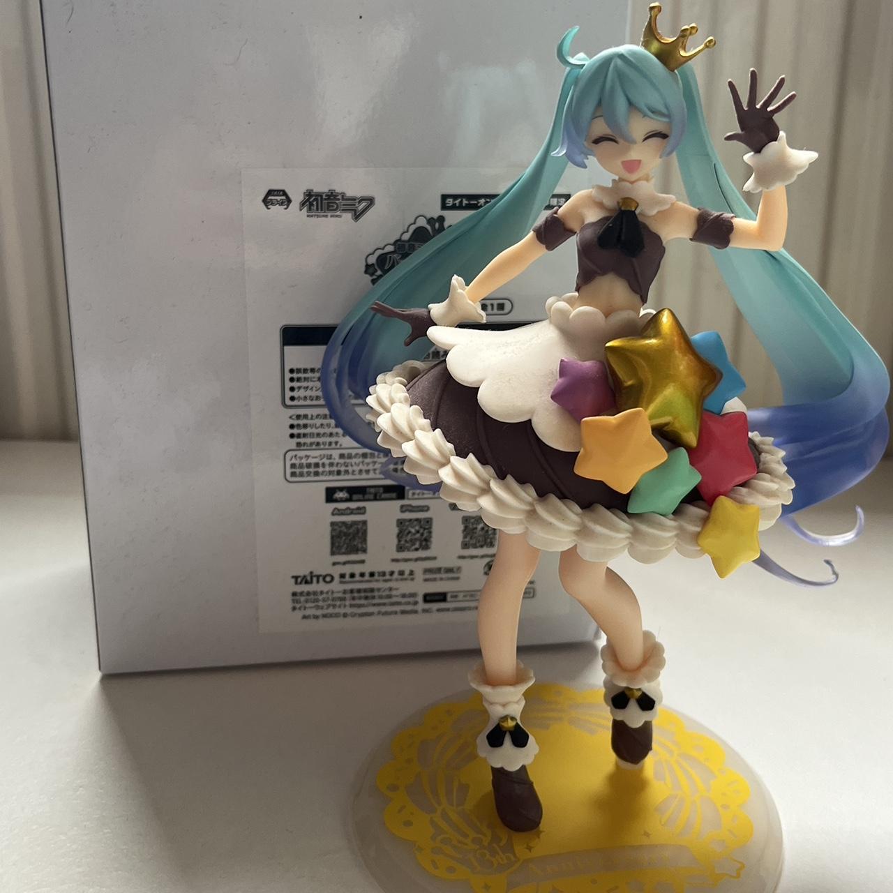 Rare Miku 13th anniversary figure in brown... - Depop