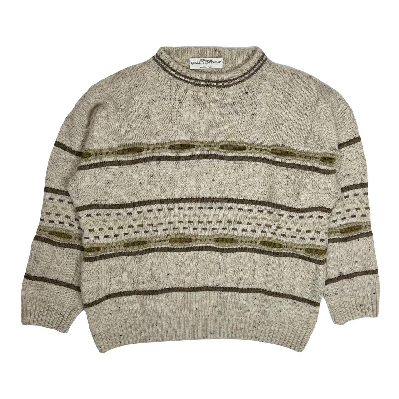 Vintage 90s St Bernard Coogi style knit jumper... - Depop