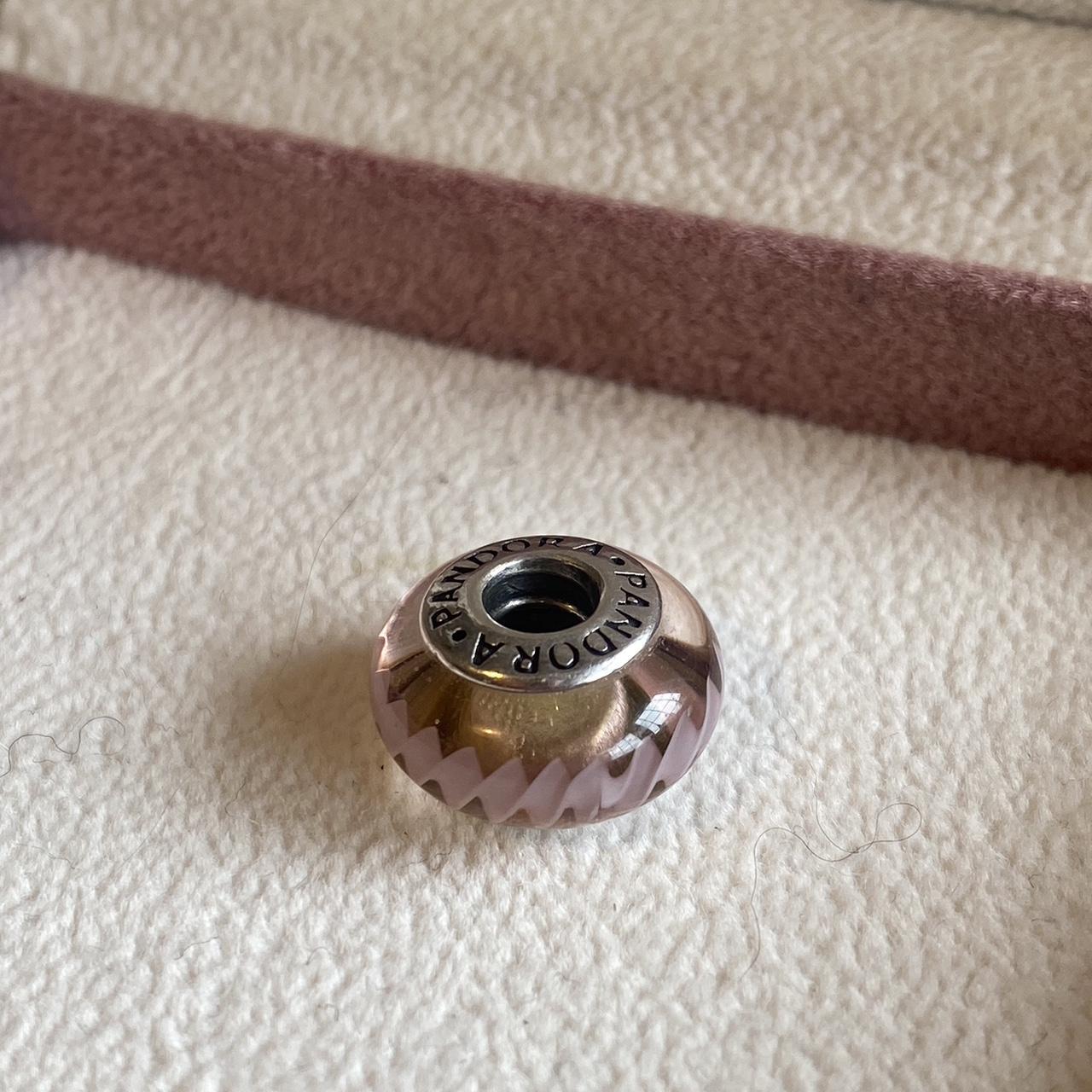 Pandora charm bracelet Glass Charm - Pandora charm... - Depop