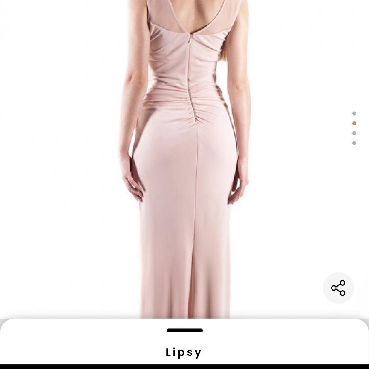 Lipsy prom dress with leg slit size 6 i’m 5’5/5’6... - Depop