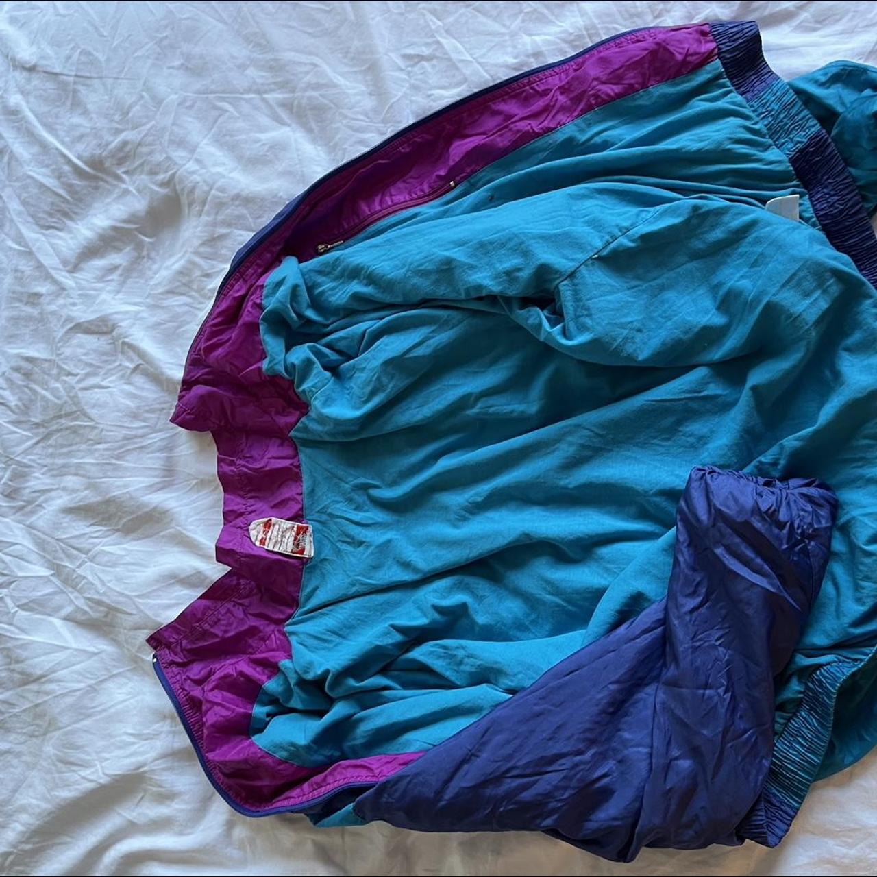 90s nylon swishy Nike track jacket - Depop
