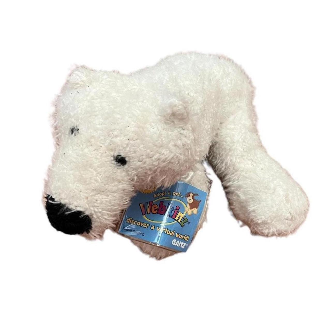 retired webkinz polar bear, brand new with tag... - Depop