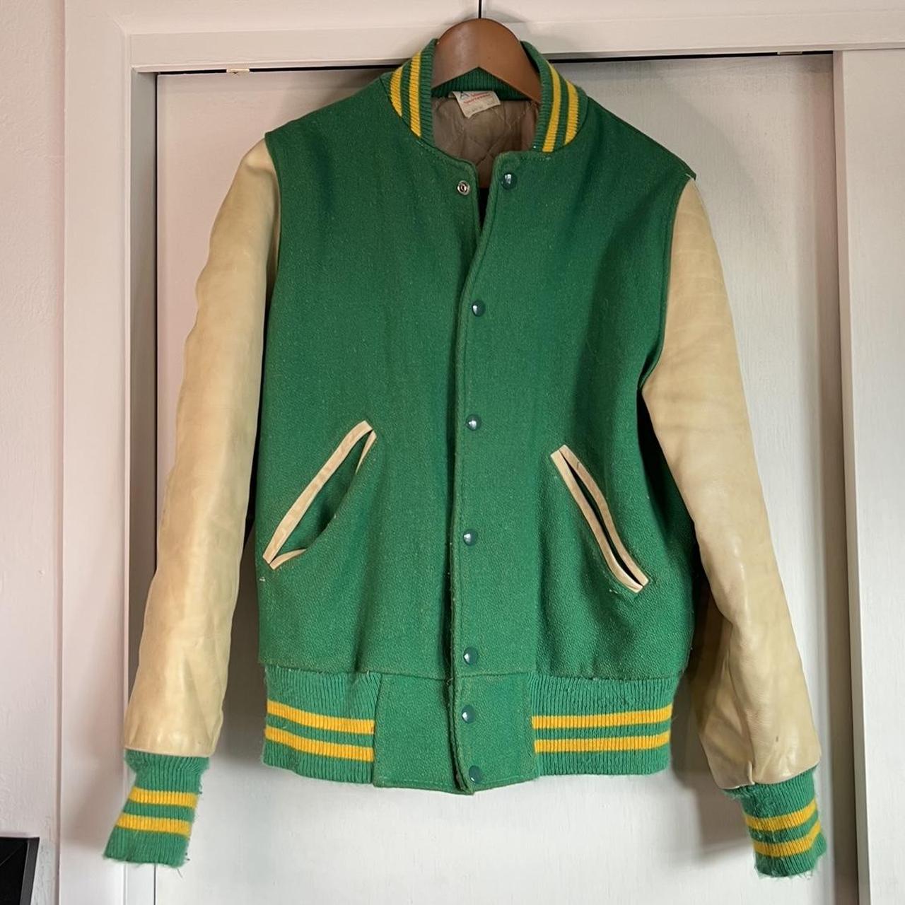 Dope vintage high school varsity jacket Size... - Depop