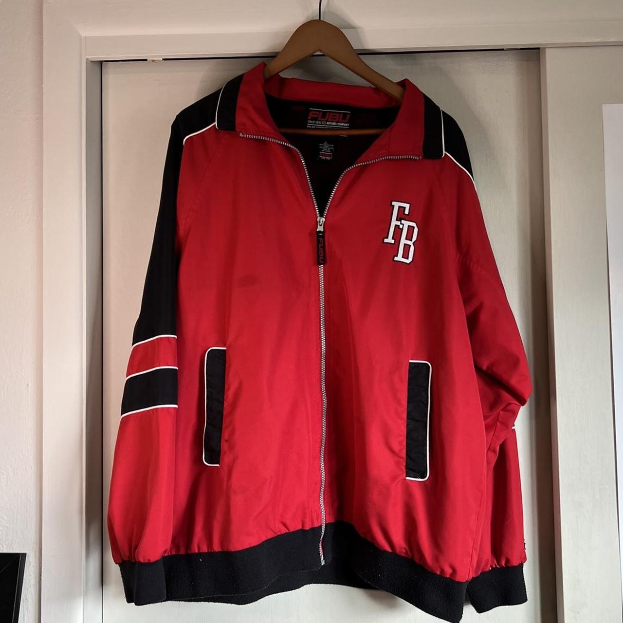 FUBU zip up jacket Great condition Size L #fubu... - Depop