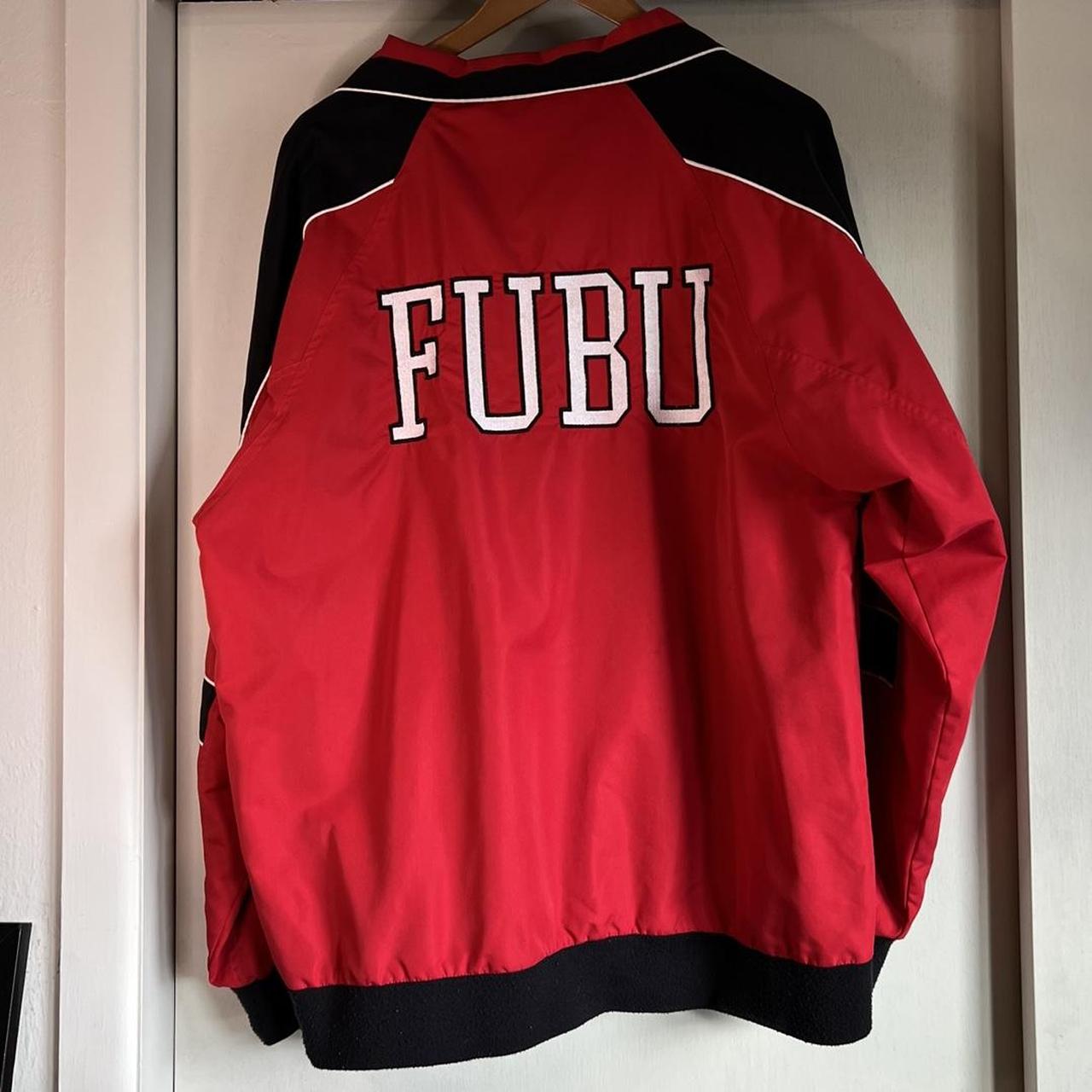 FUBU zip up jacket Great condition Size L #fubu... - Depop