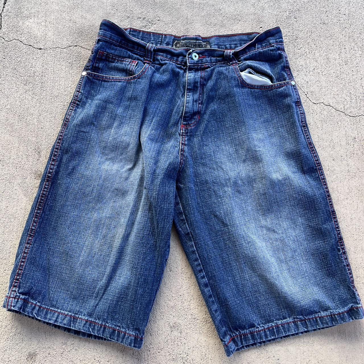 Southpole jorts Big baggy jorts Denim Breaking... - Depop
