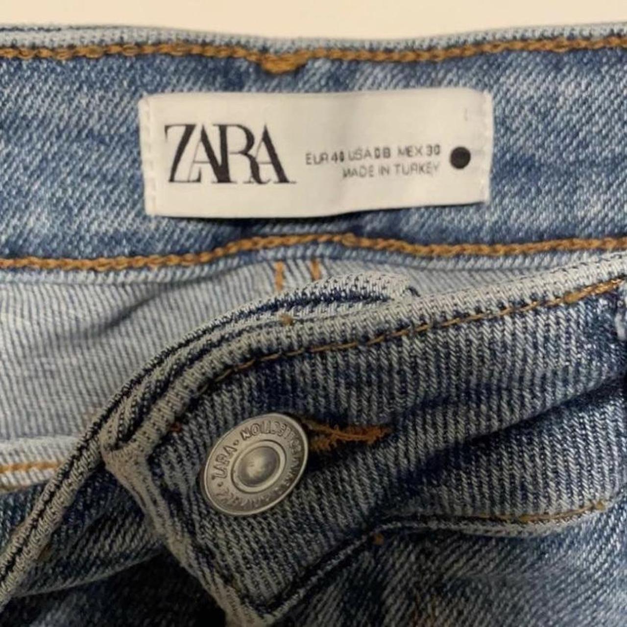 Zara high waisted skinny jean -Size Us 8 -cute and... - Depop