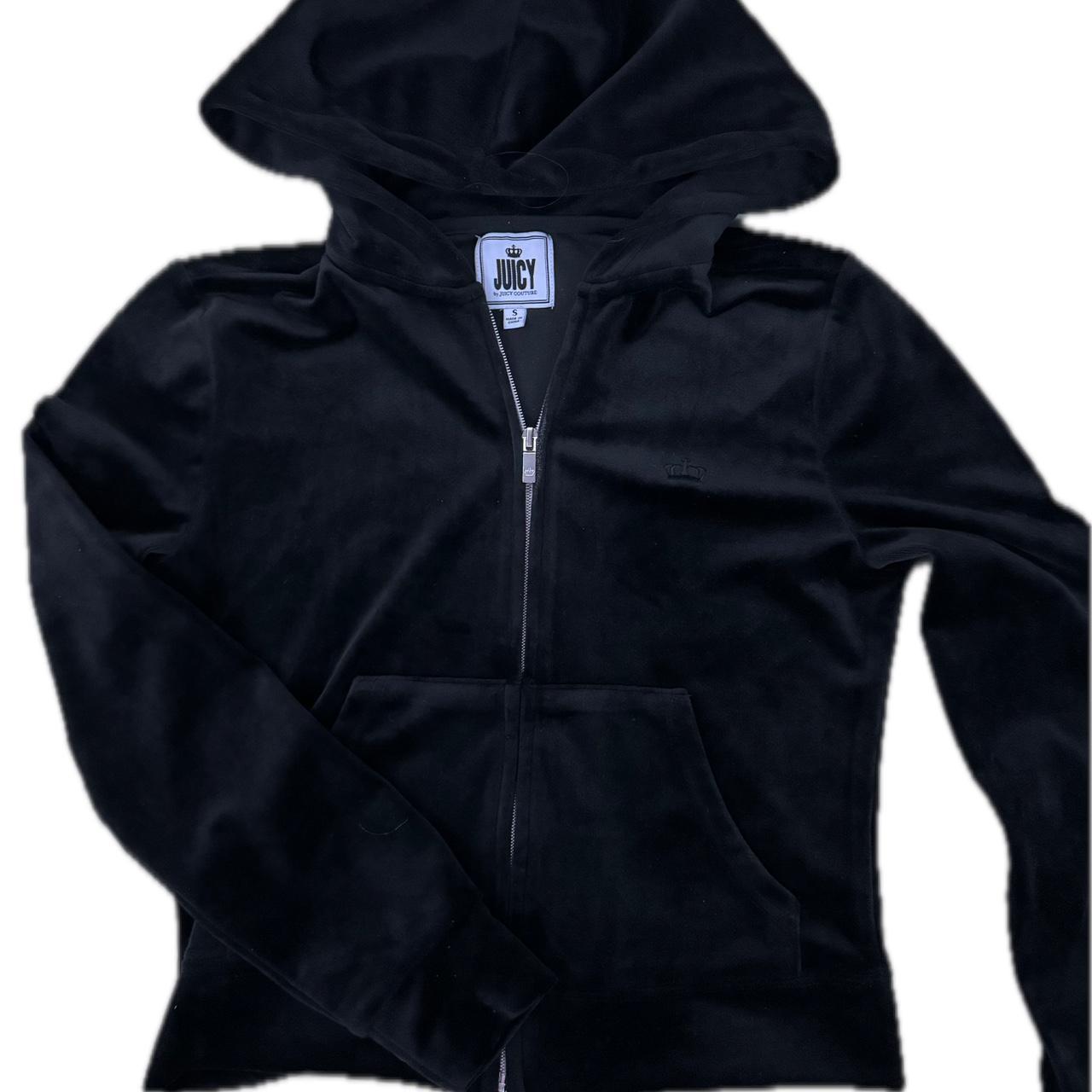 modern Juicy Couture ‘velour’ zip up worn once! size... - Depop