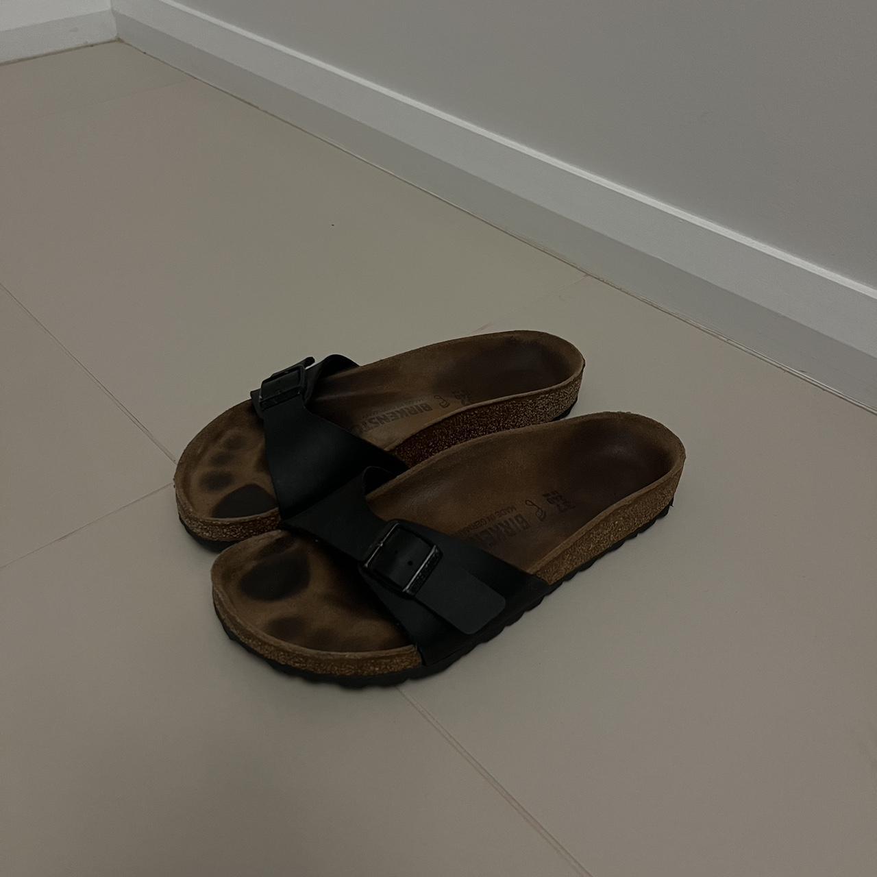 Birkenstock (Burke’s; birkes: birks) Madrid Black... - Depop
