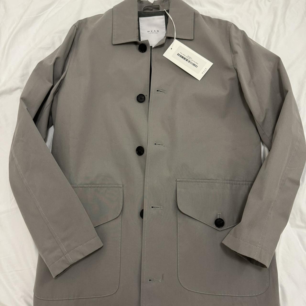 WEAR London light grey ‘Eddie’ car coat. Originally... - Depop