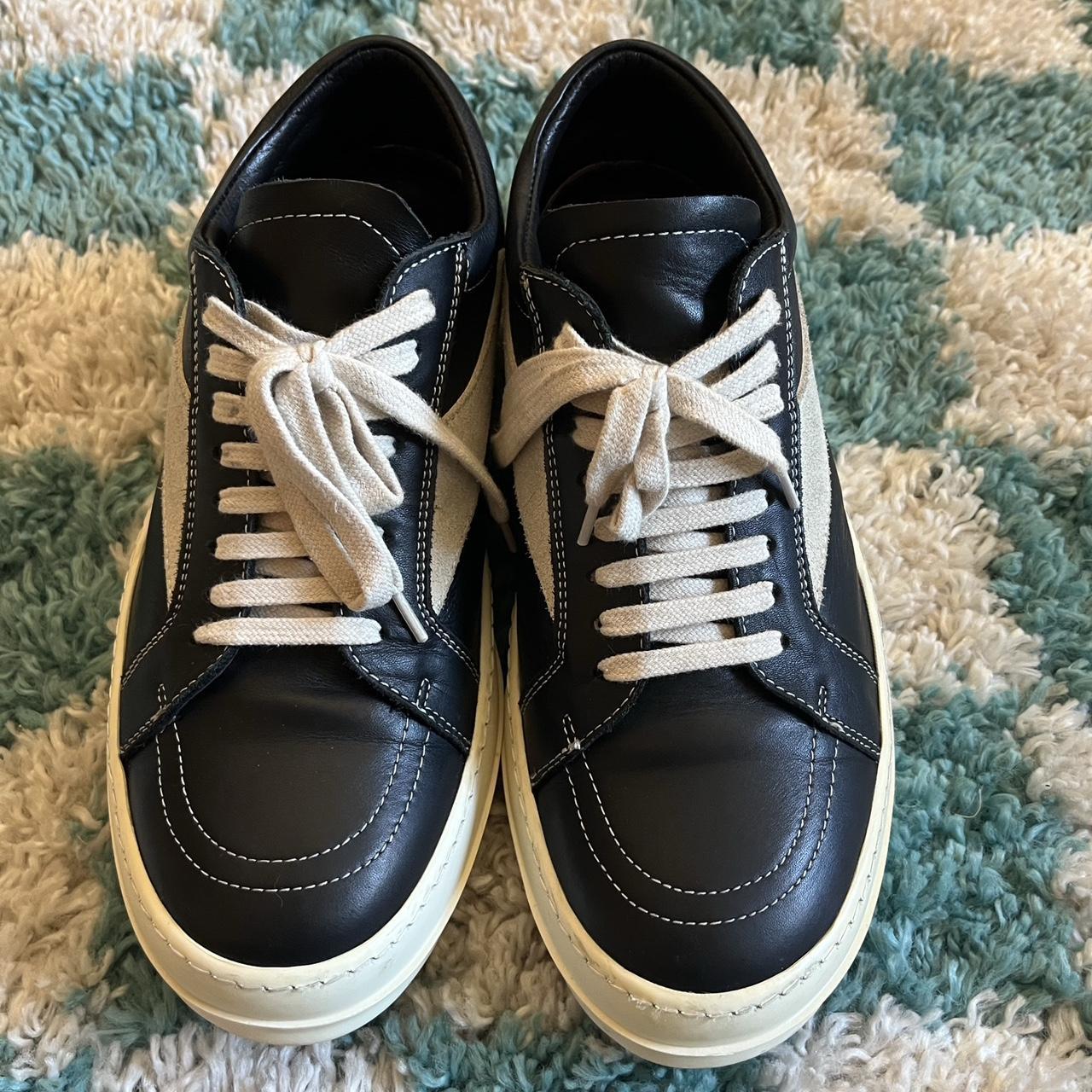 Rick Owens Vans. Labeled a size 43, fits like a... - Depop