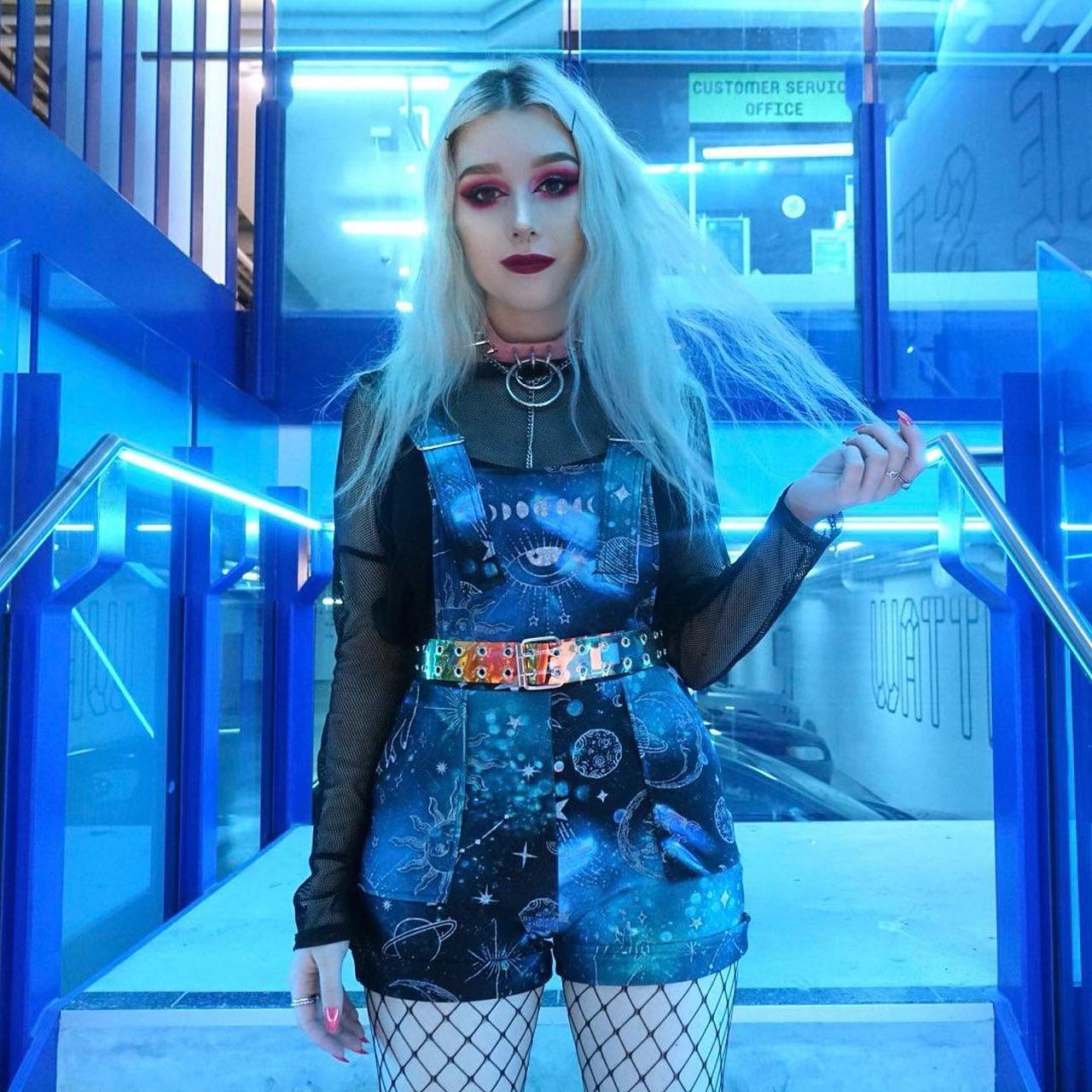 Moon child short overalls xs Worn a few... | Depop