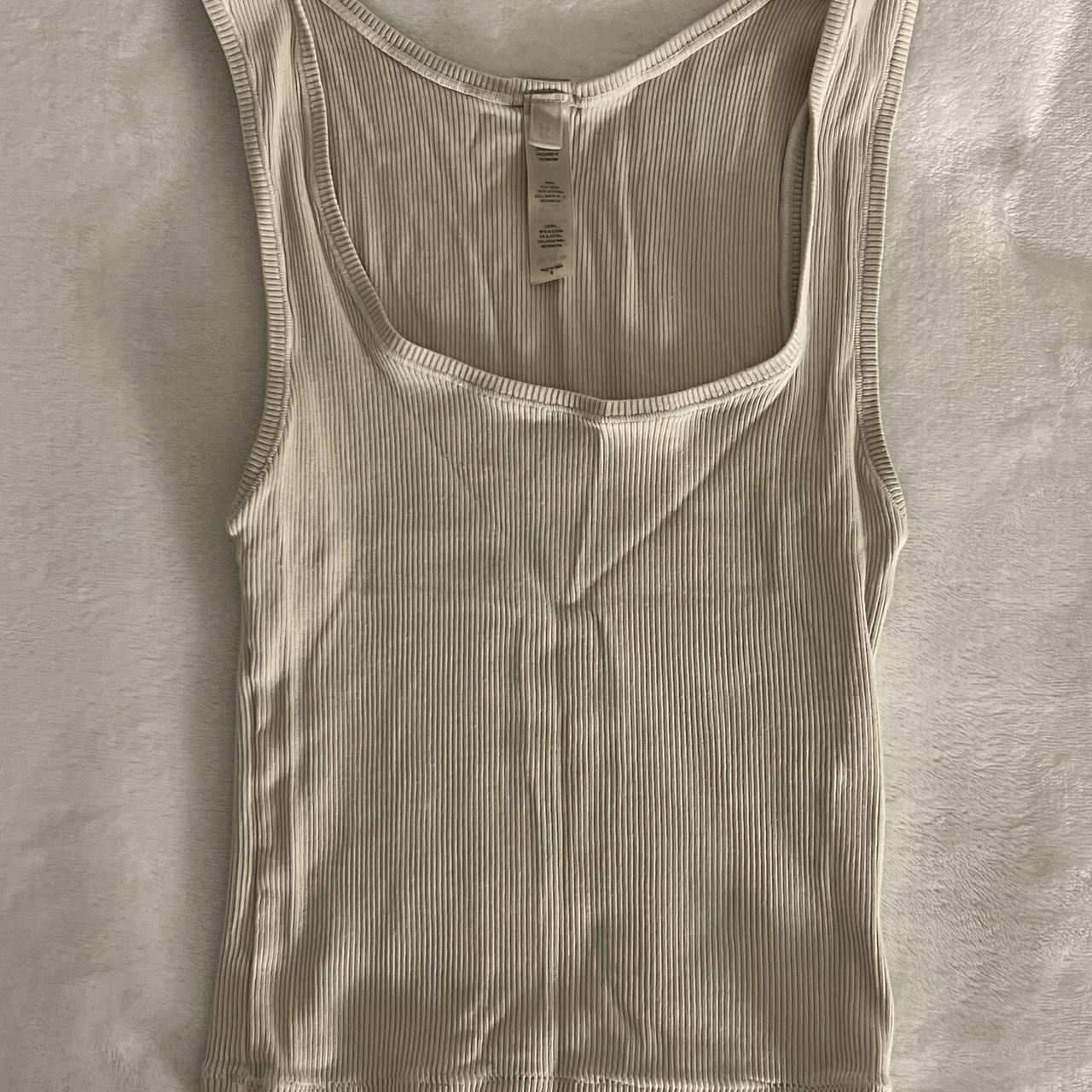 Skims tank top Color: Bone - Depop