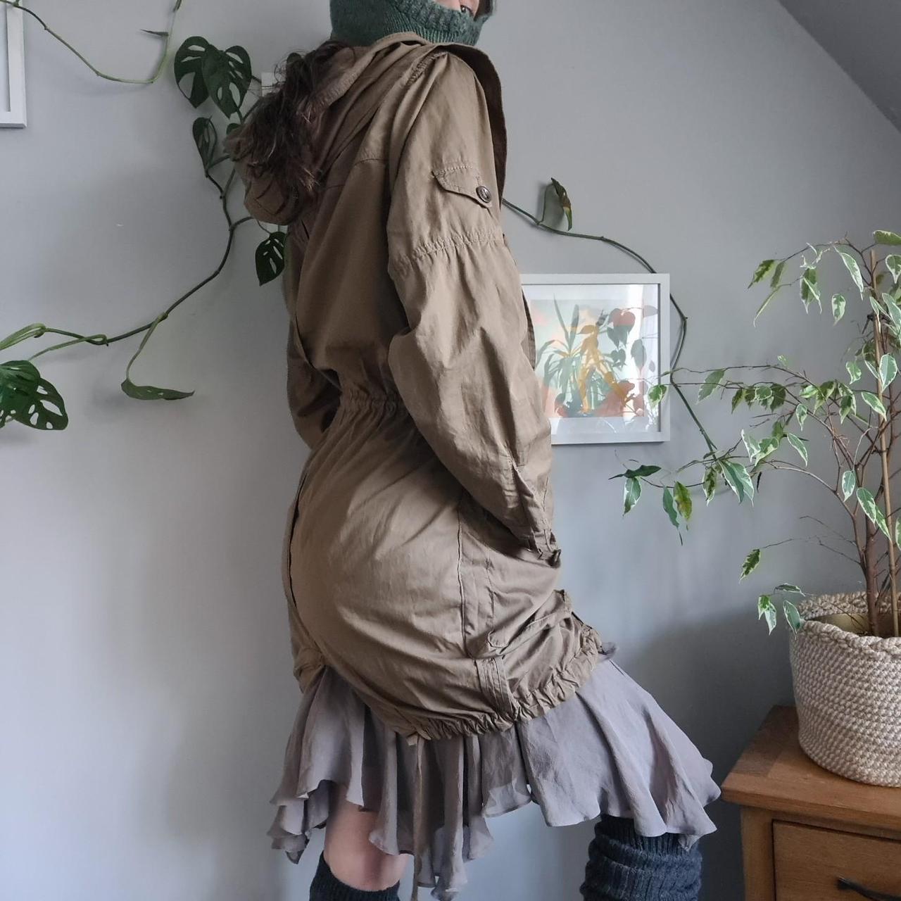 AllSaints archival Sahara Parka cargo rain jacket... - Depop