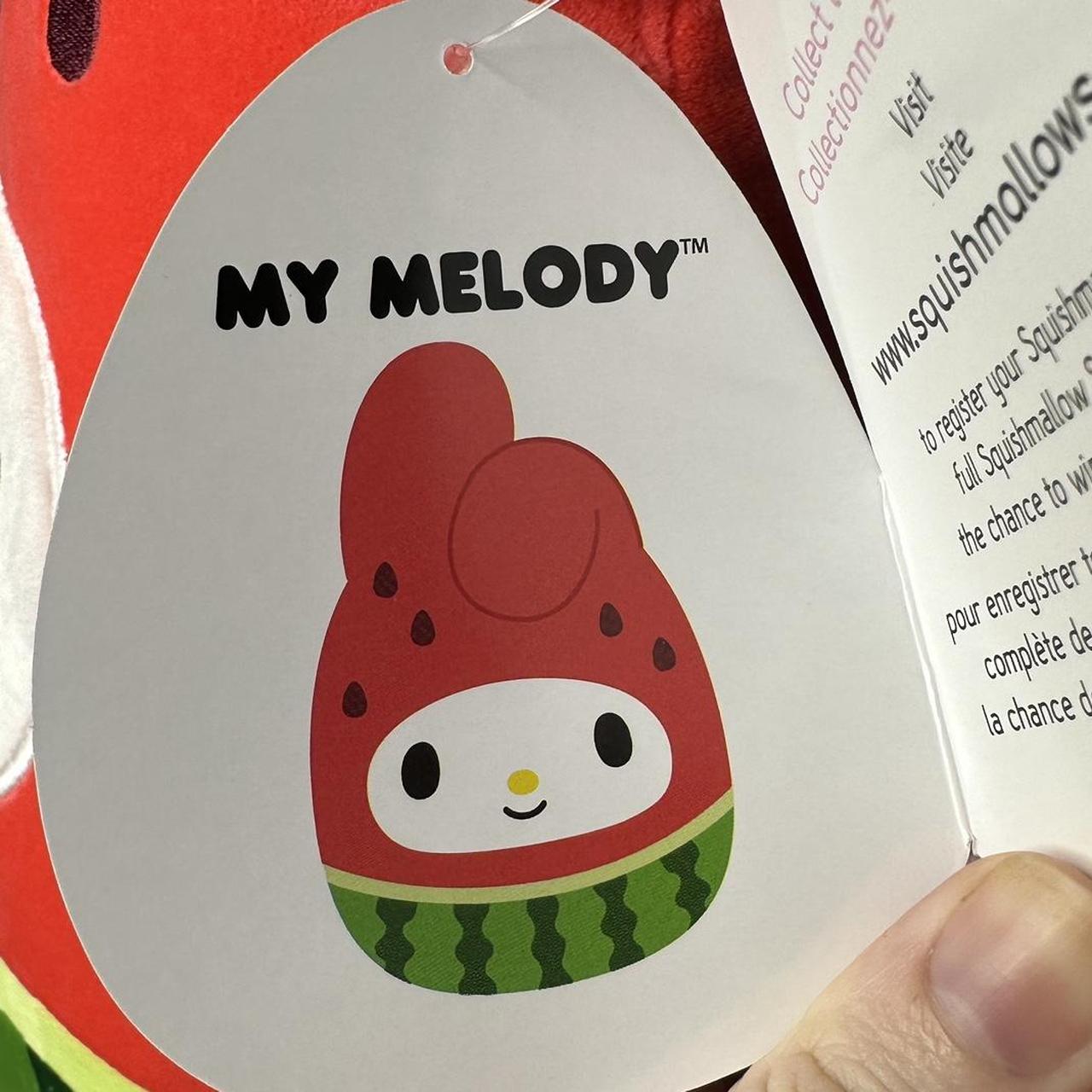 Sanrio Squishmallows My Melody Watermelon Version... - Depop