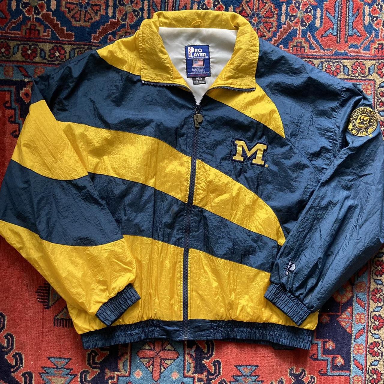Vintage Pro Player U of M University of Michigan... - Depop