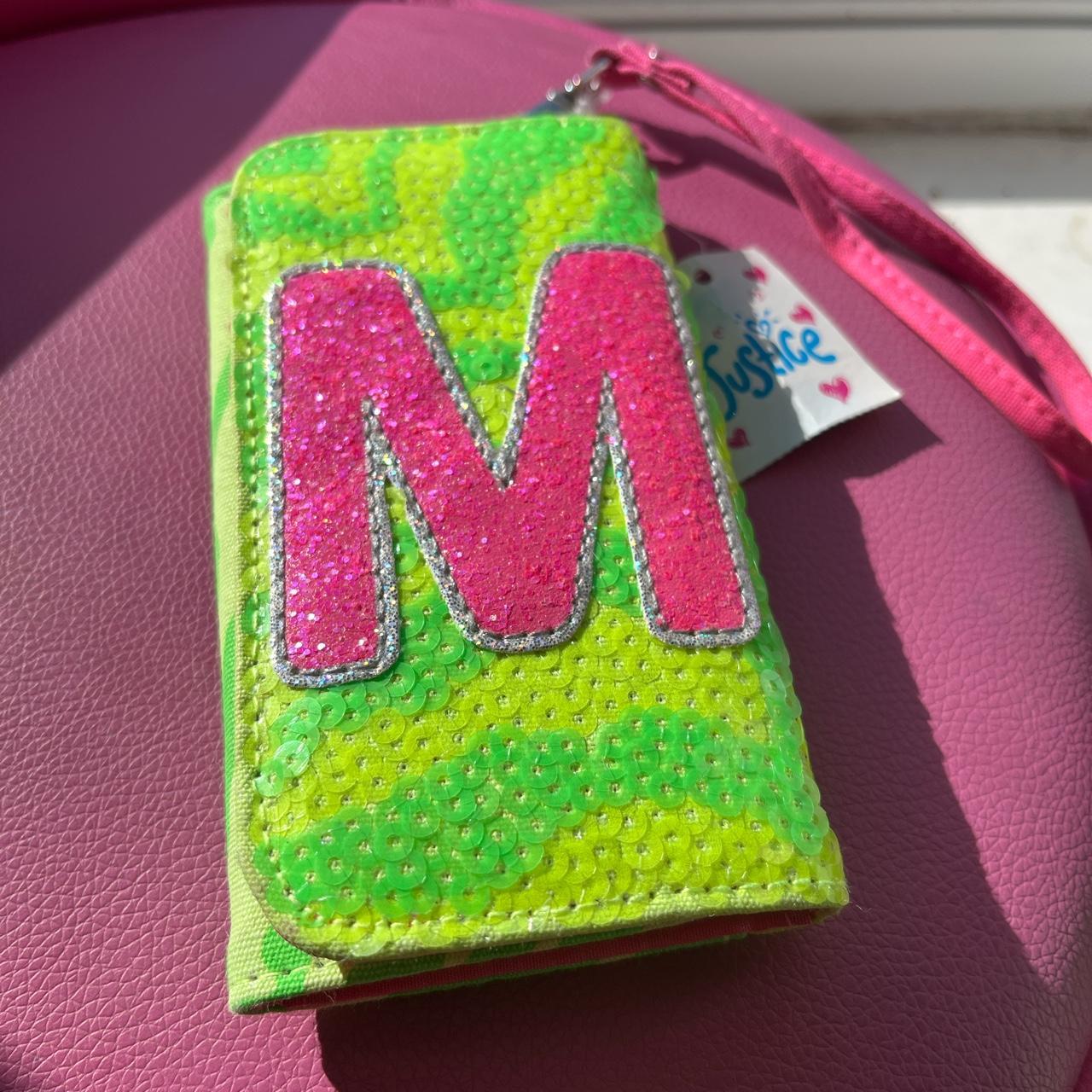 Justice Women's Green and Pink Wallet-purses | Depop