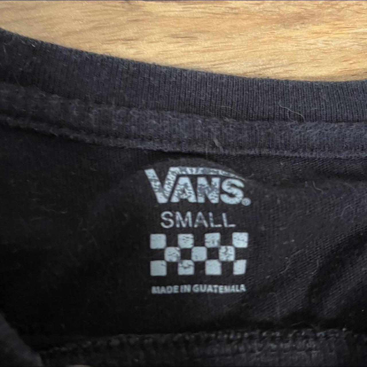 vans long sleeve 🖤 •women’s size S •some cracking... - Depop