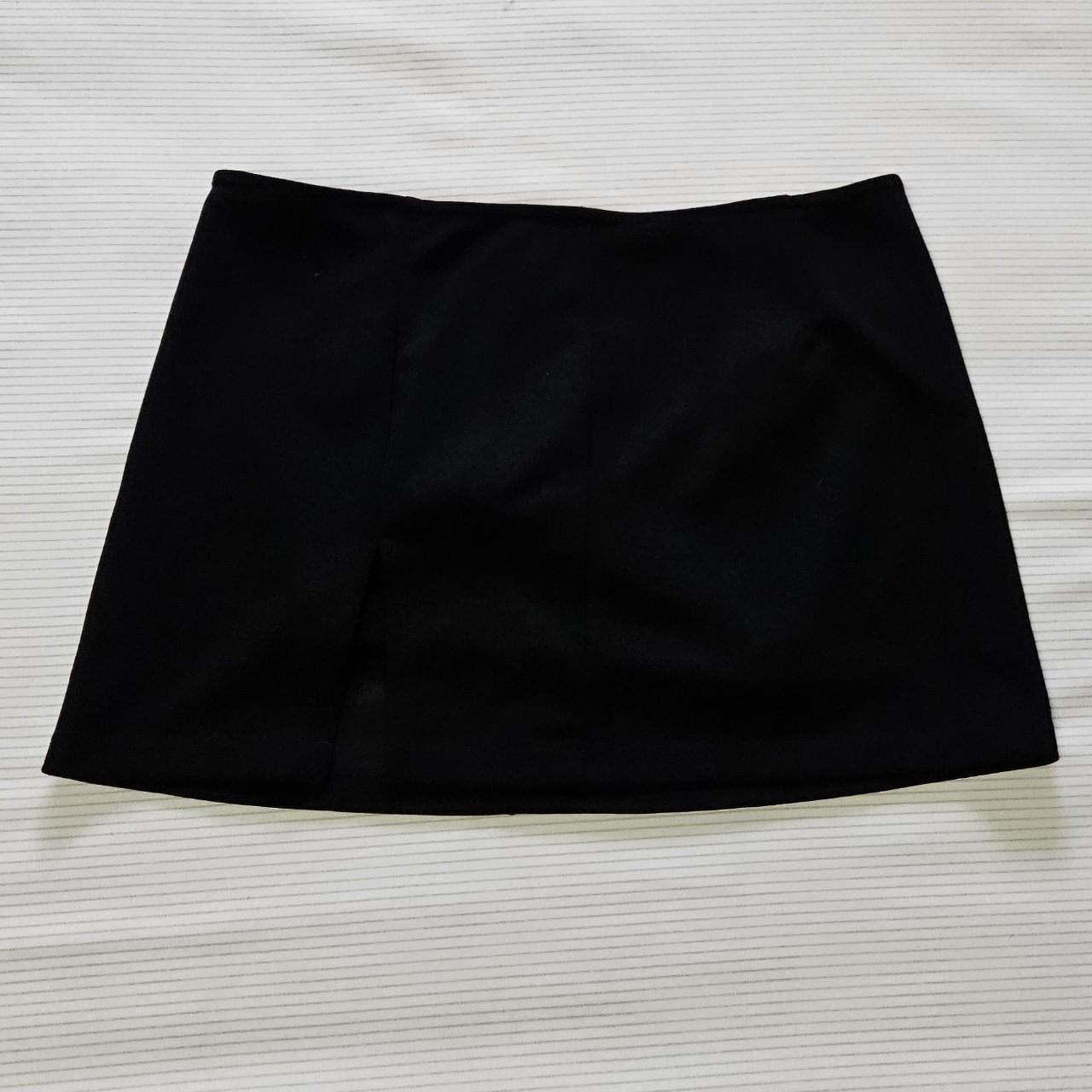 Shein Black Mini Skirt w/ Built in Shorts Size S... - Depop