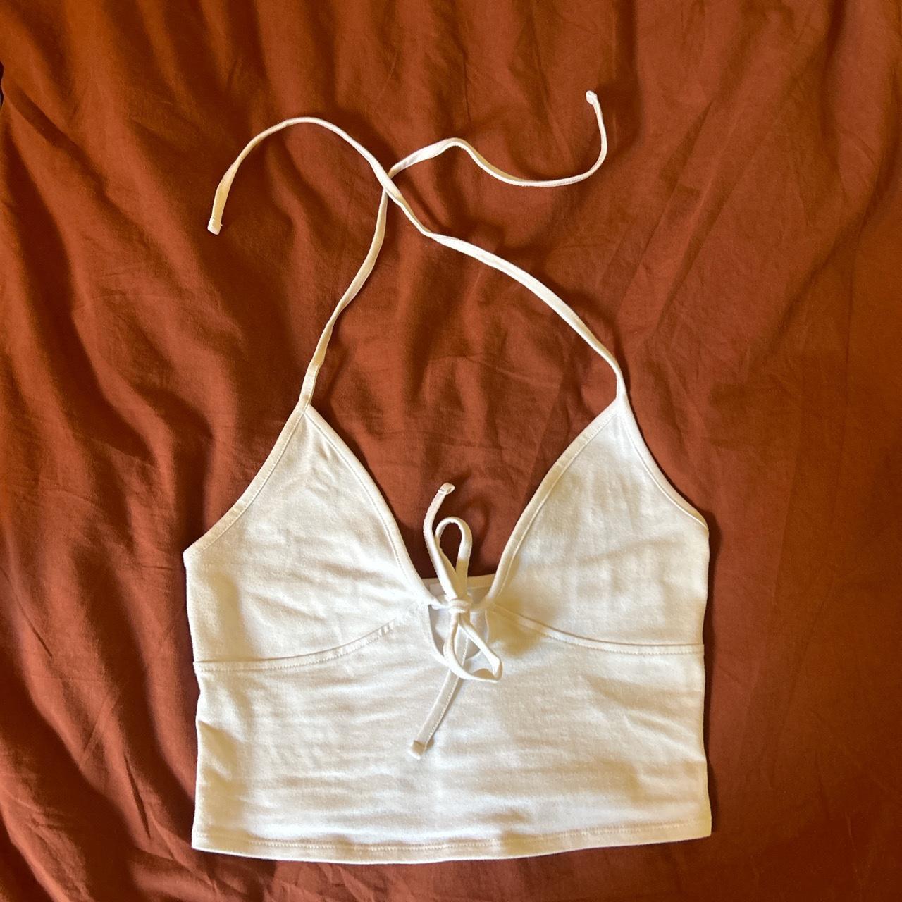 Cute brand new Garage crop top halter neck little... - Depop