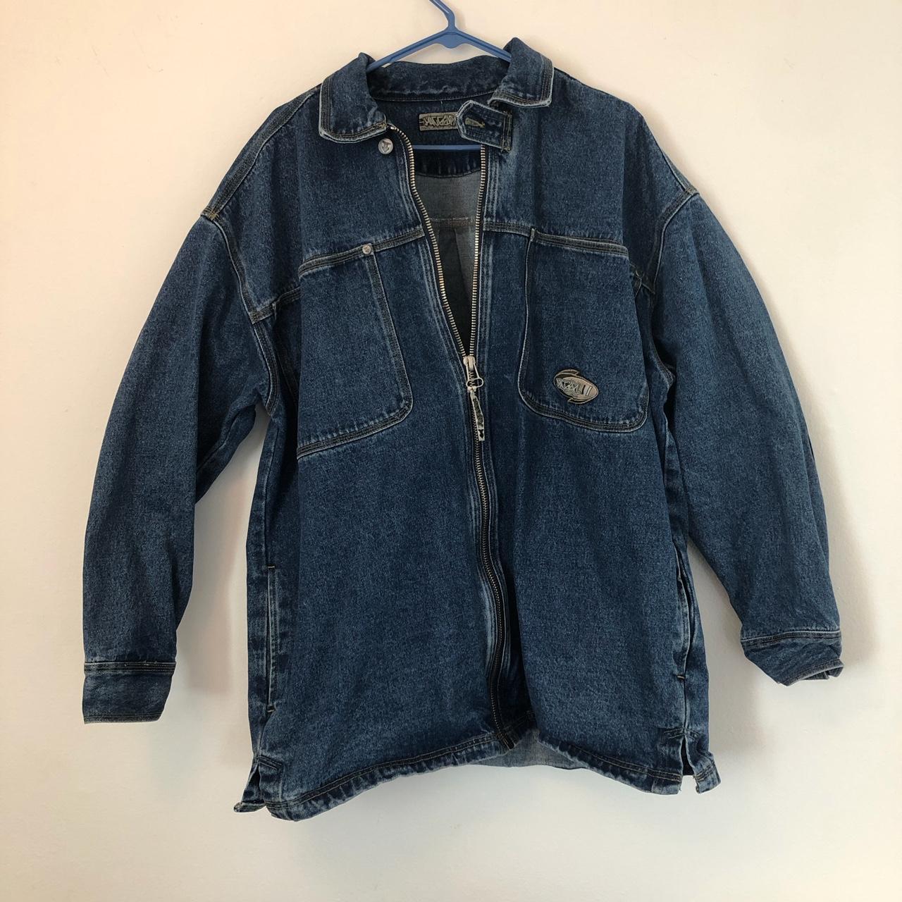 Jnco style hip hop denim jack Xl - Depop