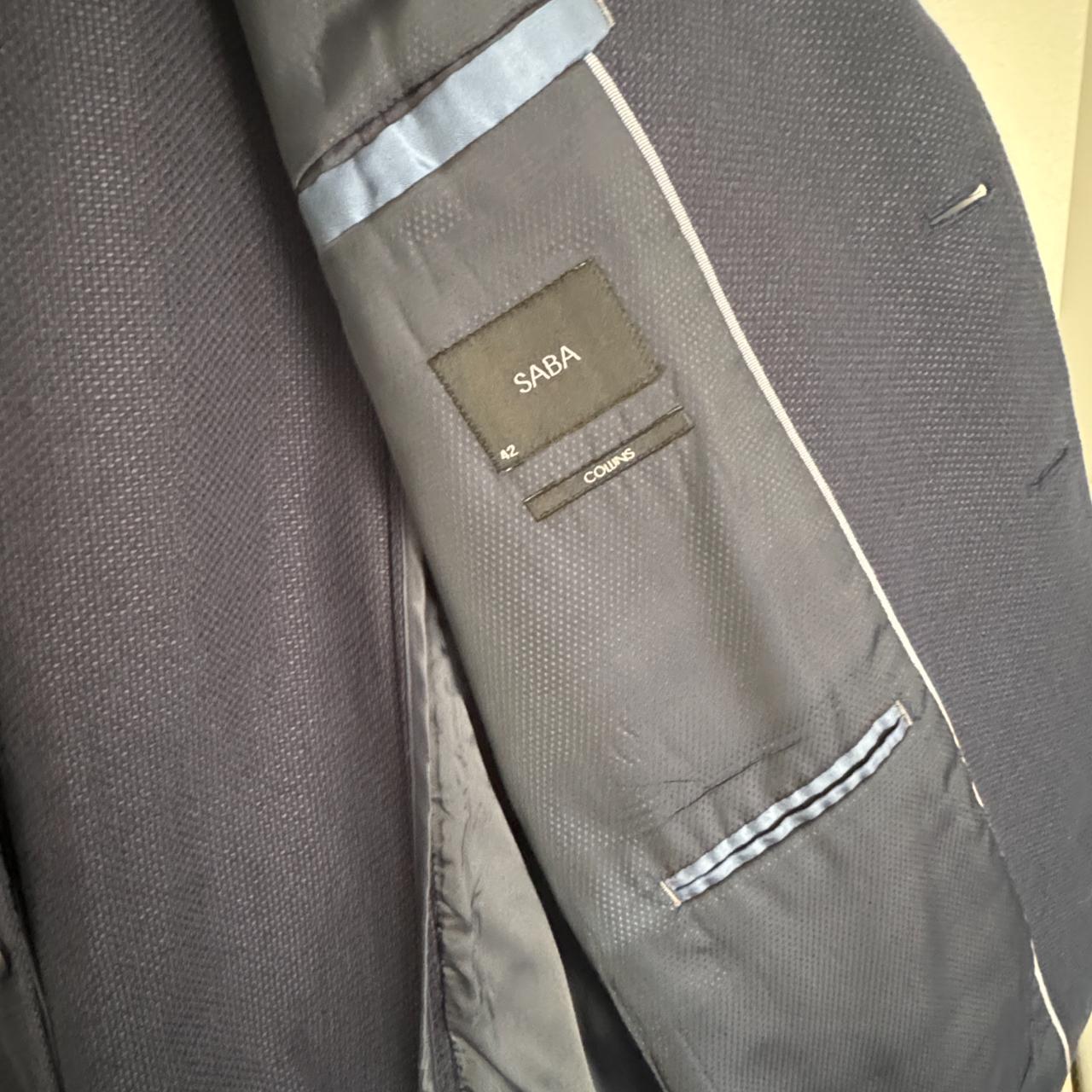 Saba Blue Suit. Jacket 42 - Pants 34 Jacket -... - Depop