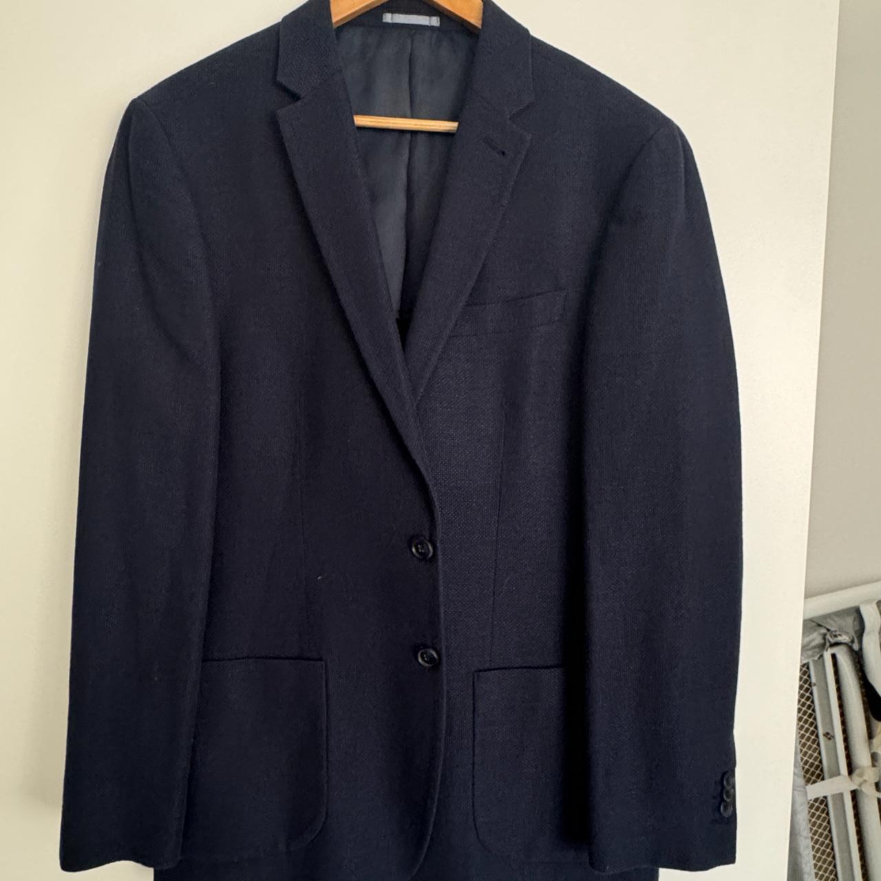 Saba Blue Suit. Jacket 42 - Pants 34 Jacket -... - Depop