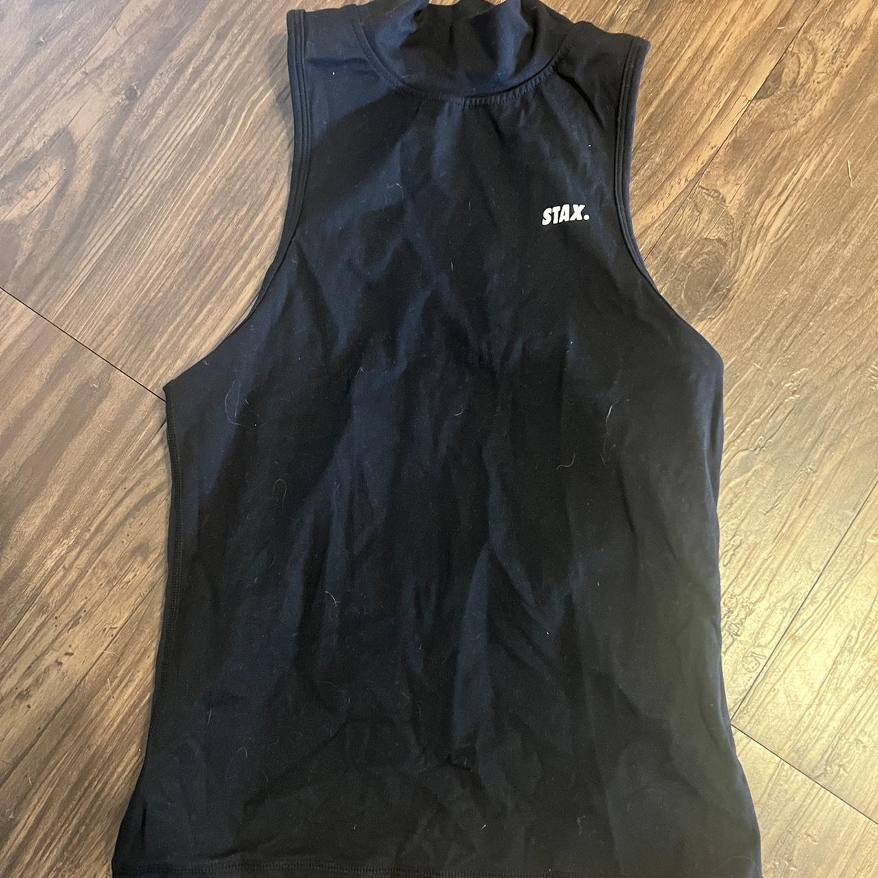 Stax high neck tank in black size xxs Instant buys... - Depop