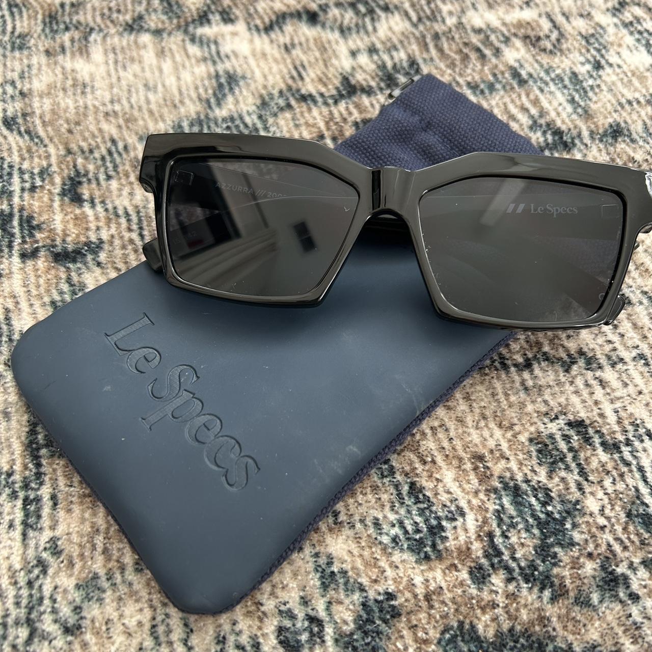 Le Specs black sunglasses from Revolve. In great... - Depop