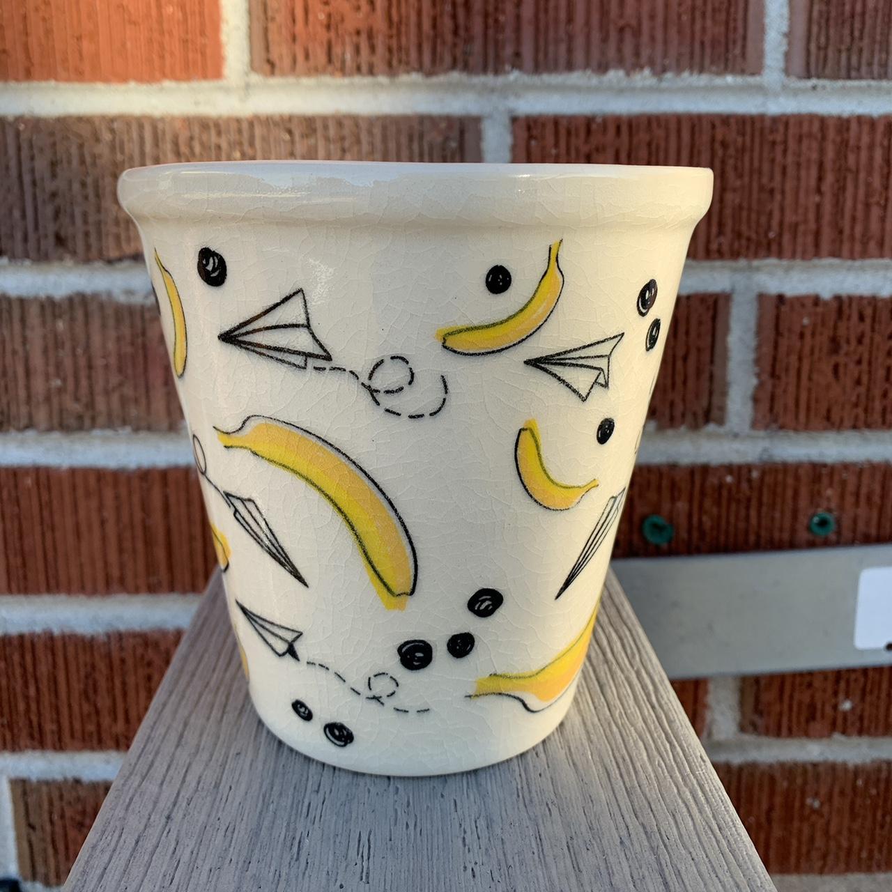 Funky ceramic flowerpot handmade by me! #ceramic... - Depop