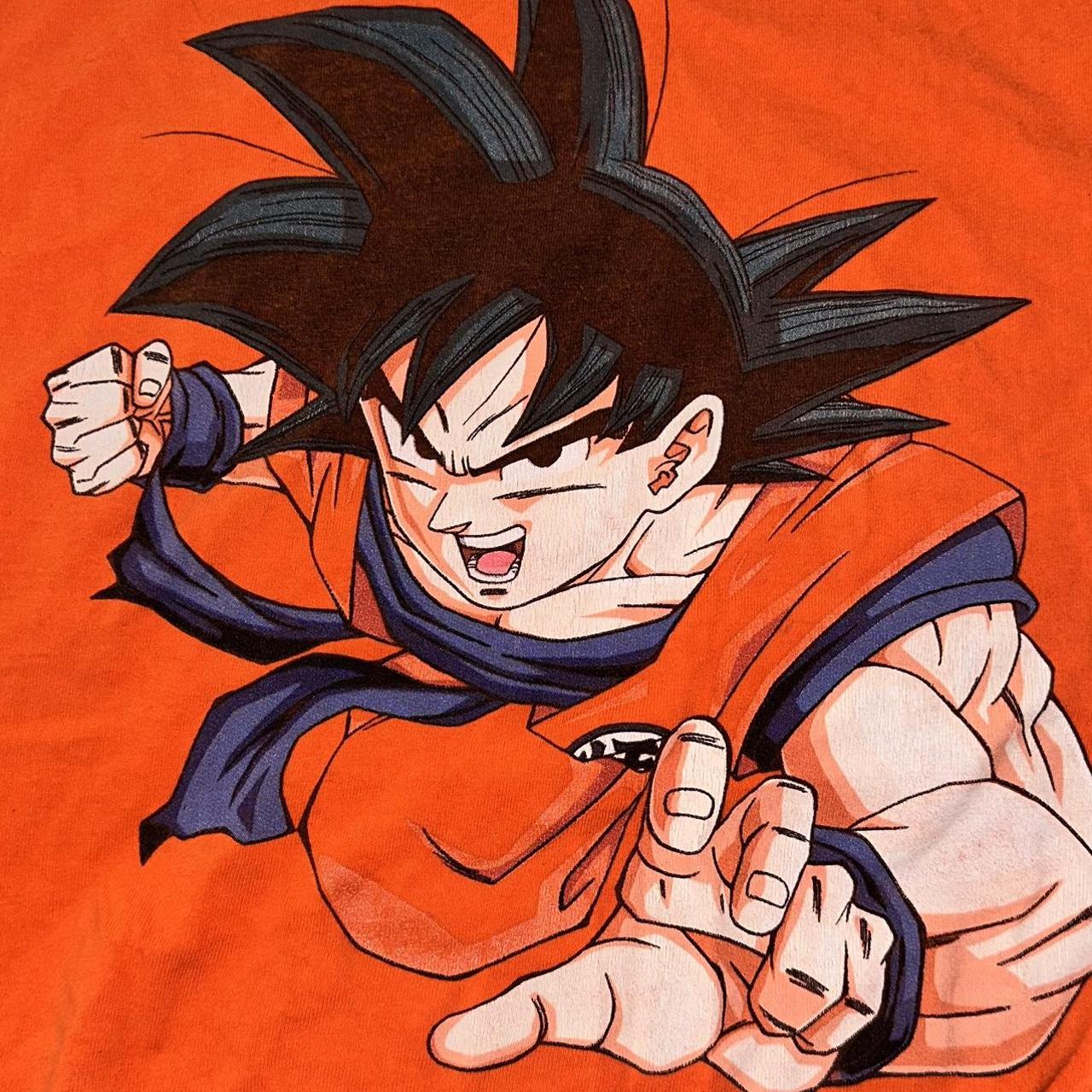 Orange Goku T Shirt - Depop