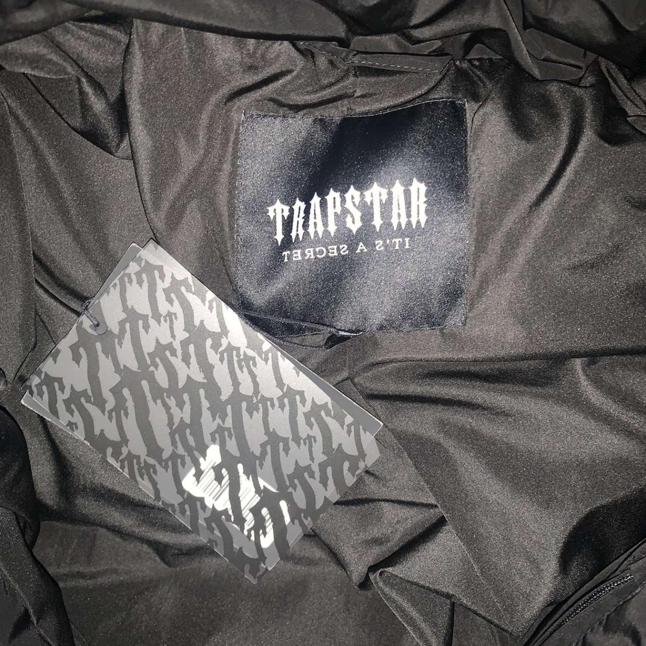 Men's black Trapstar jacket in size medium. New with... - Depop