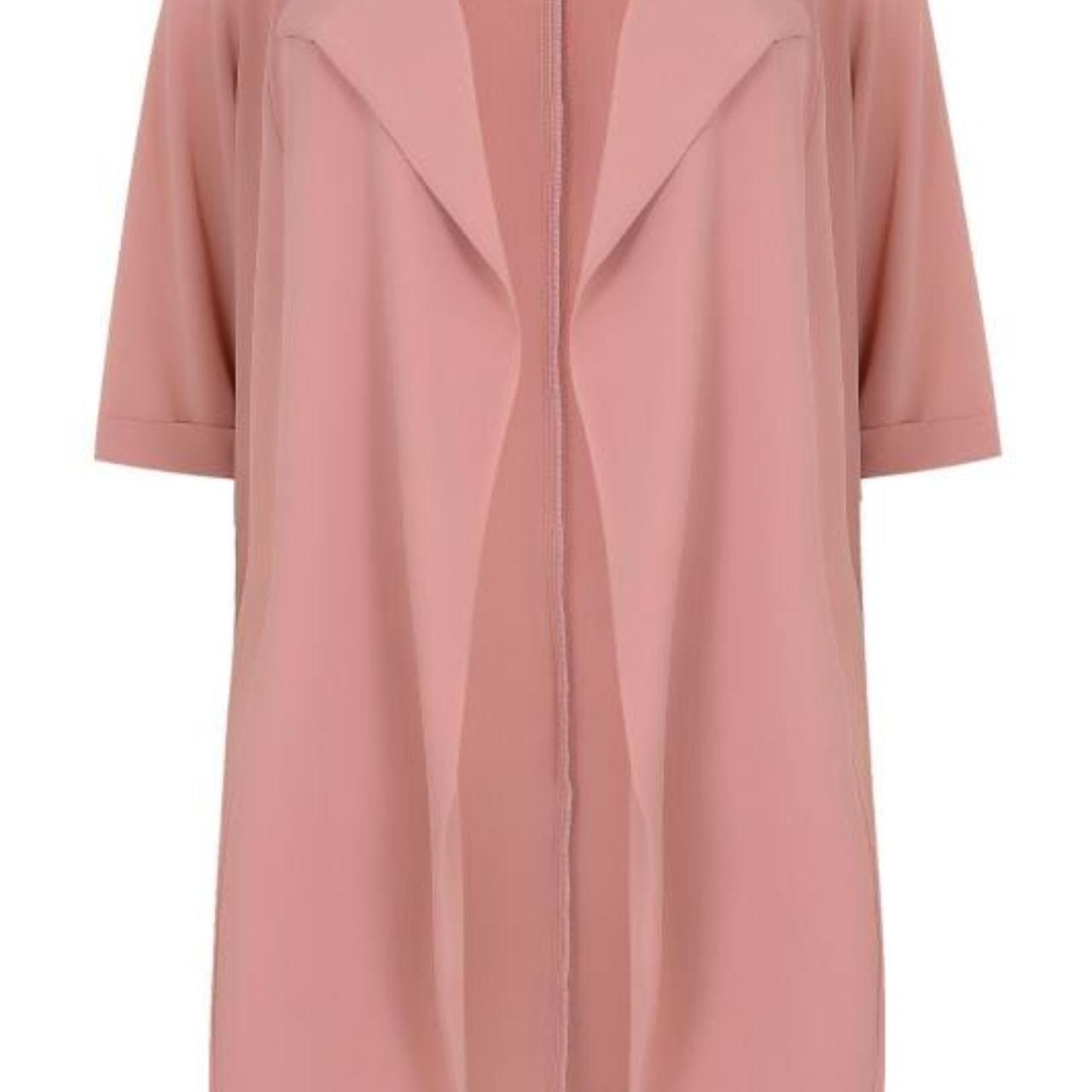 Gorgeous Light Pink Duster Coat - Perfect for... | Depop