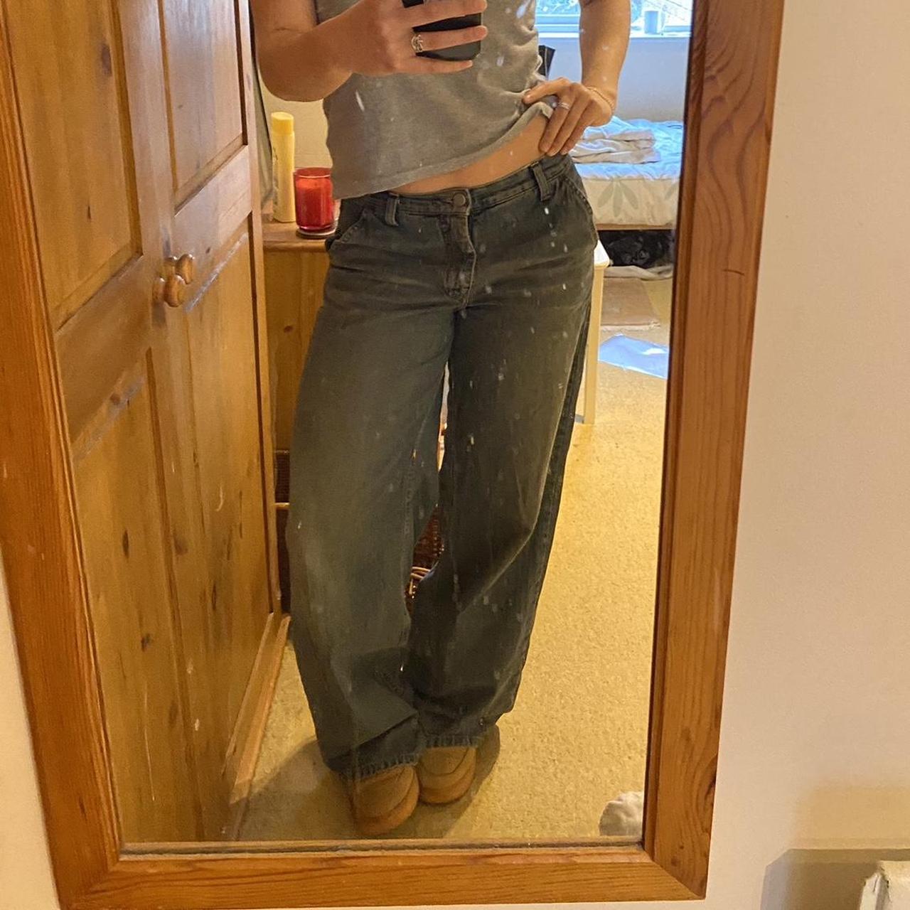 Low rise baggy blue acid wash jeans Brand: Killah... - Depop