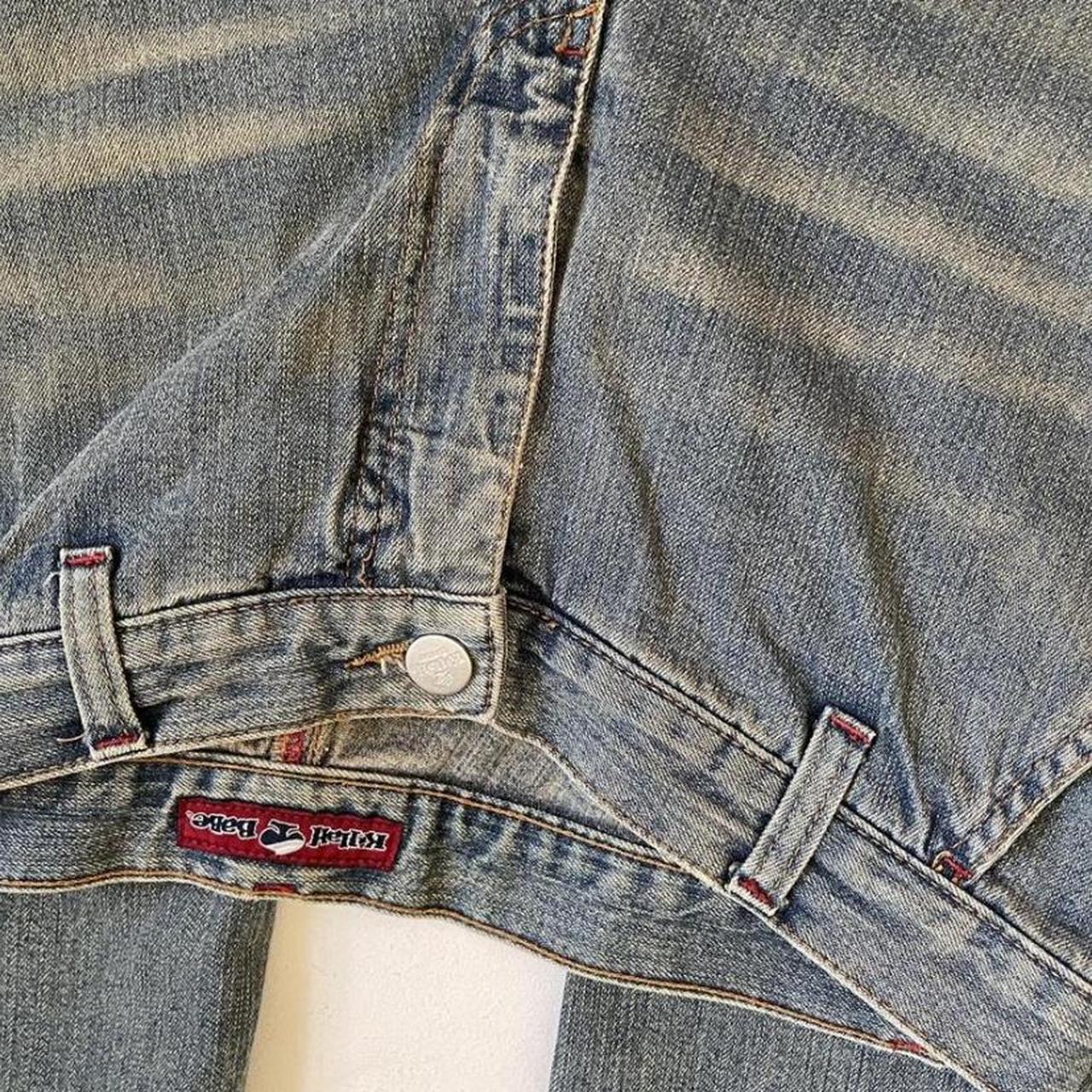 Low rise baggy blue acid wash jeans Brand: Killah... - Depop