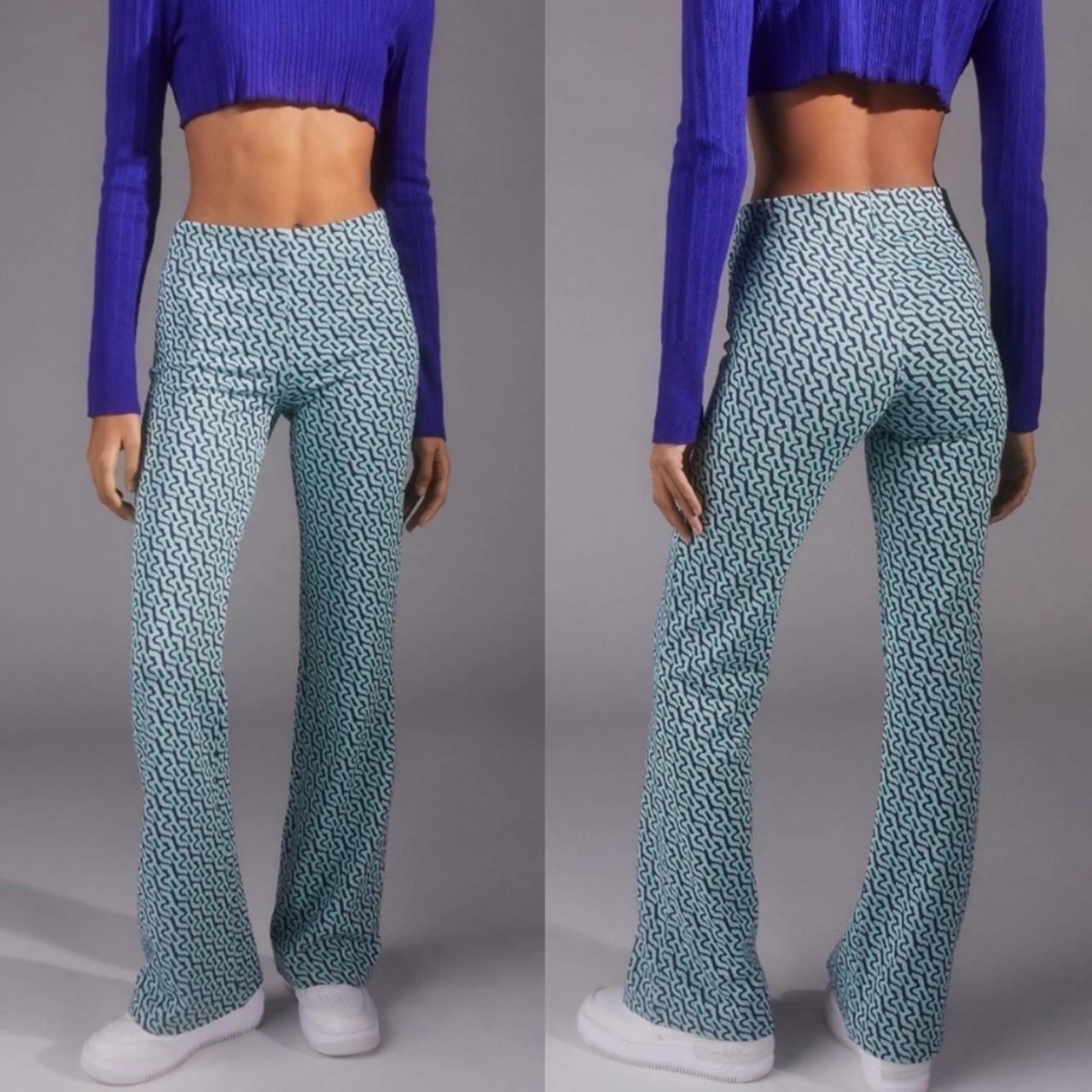 Urban Outfitters flared funky pants Like new ! - Depop