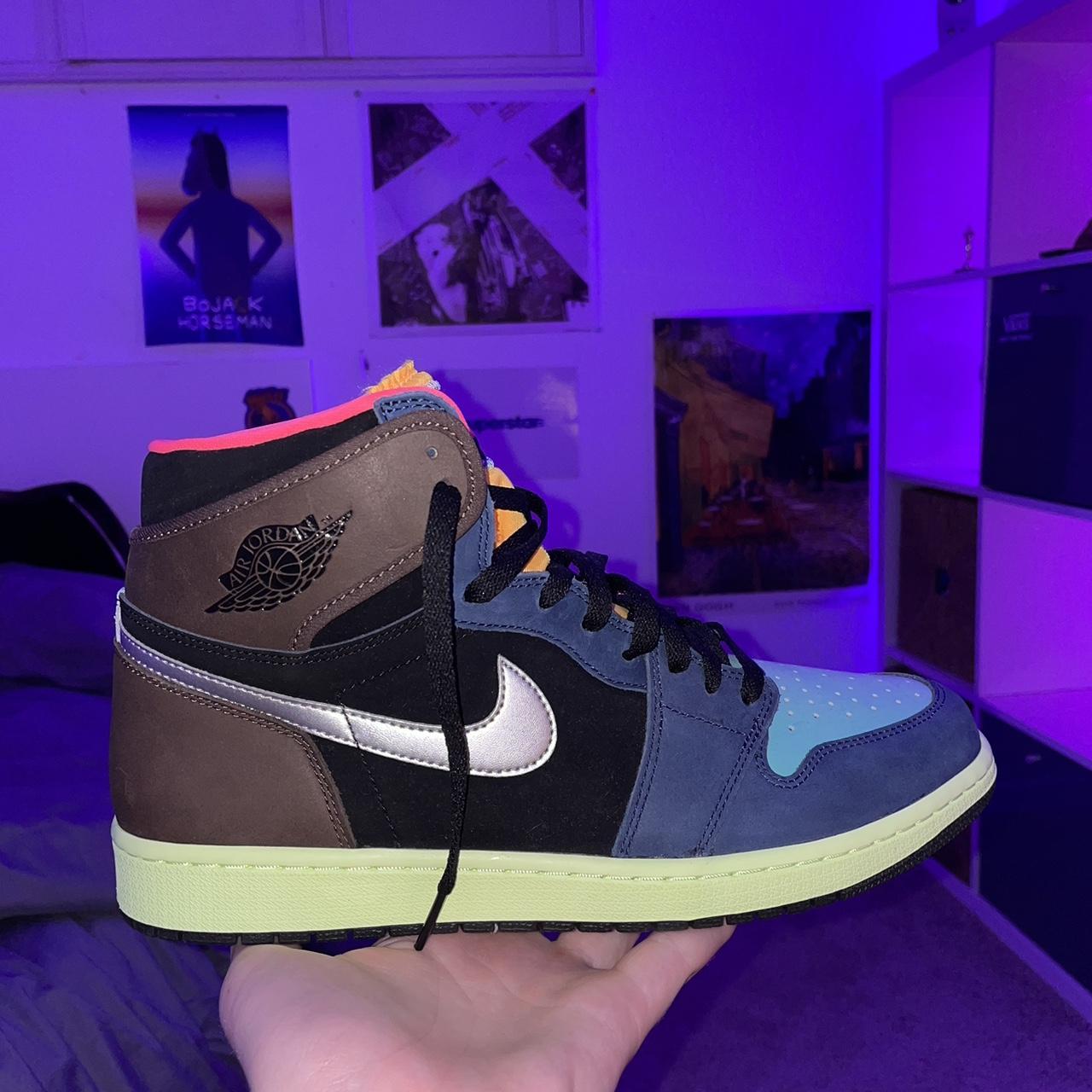 JORDAN 1 RETRO HIGH TOKYO BIOHACK tried on never... - Depop