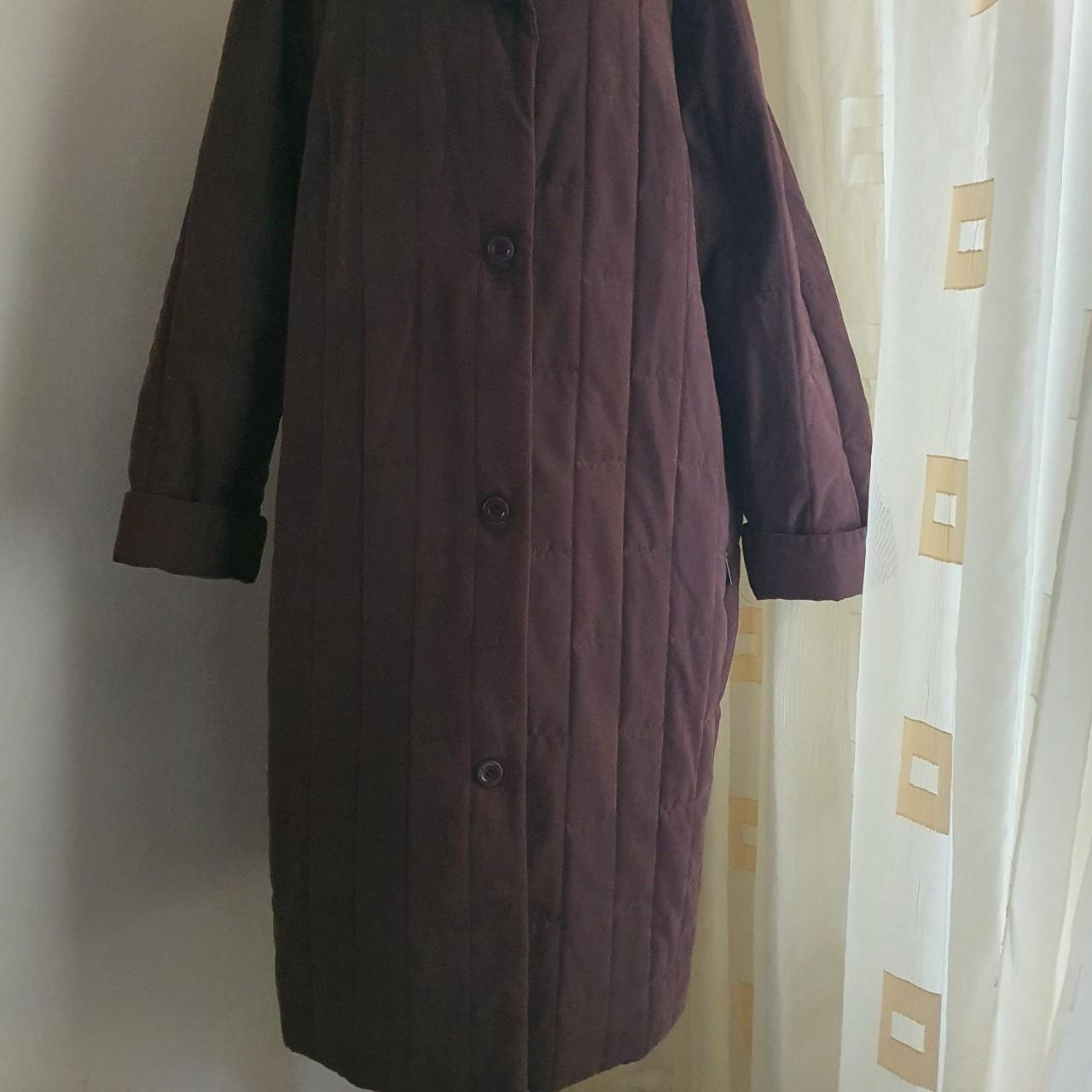 Brown long jacket for winter Lenght 105 cm Bust 64... - Depop