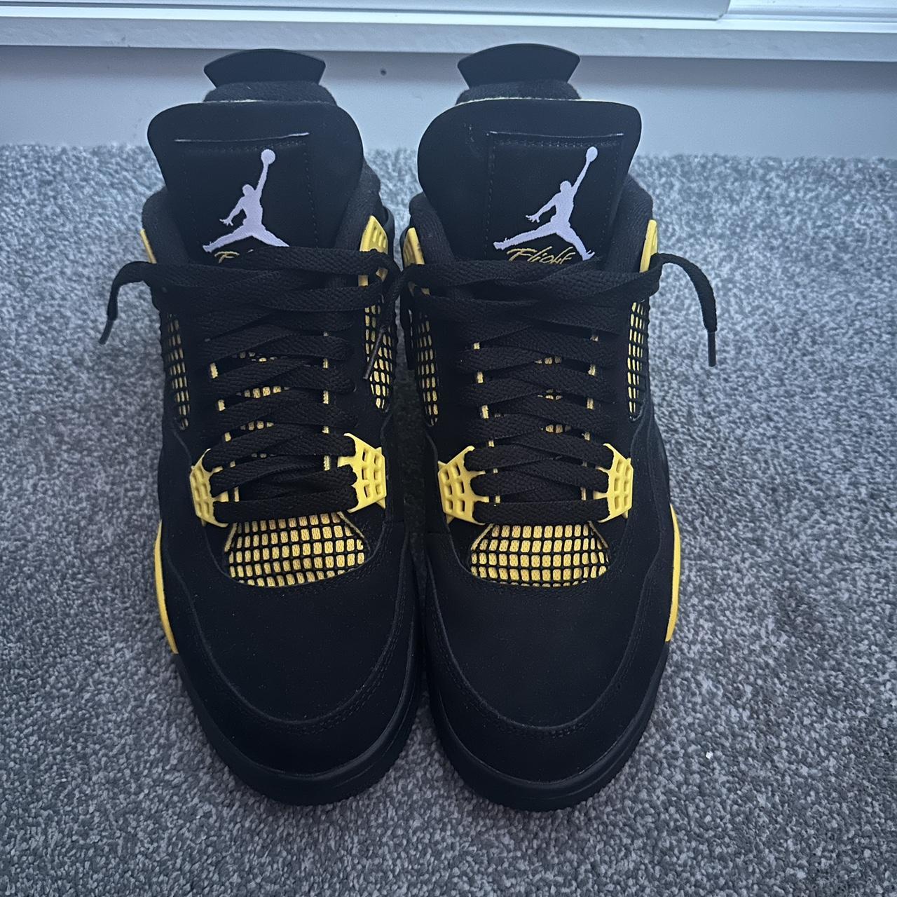 AUTHENTIC JORDAN 4 “Thunder” Comes with original... - Depop