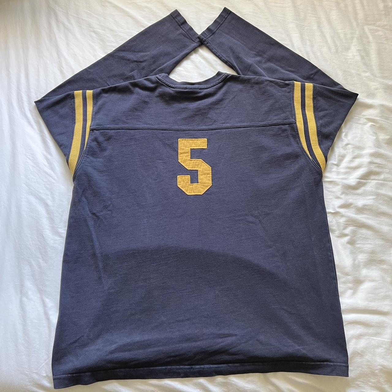 y2k sporty sports long sleeve nicely faded fits... - Depop