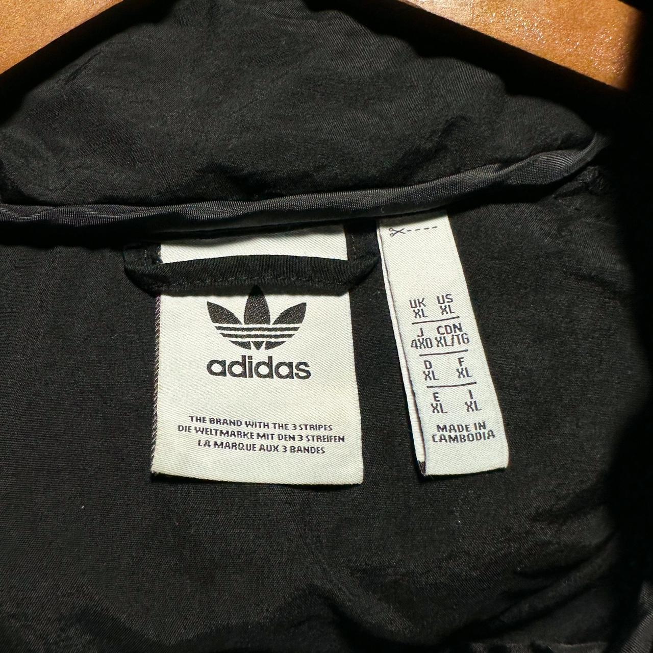 Adidas Originals Men's Black and White Jacket | Depop