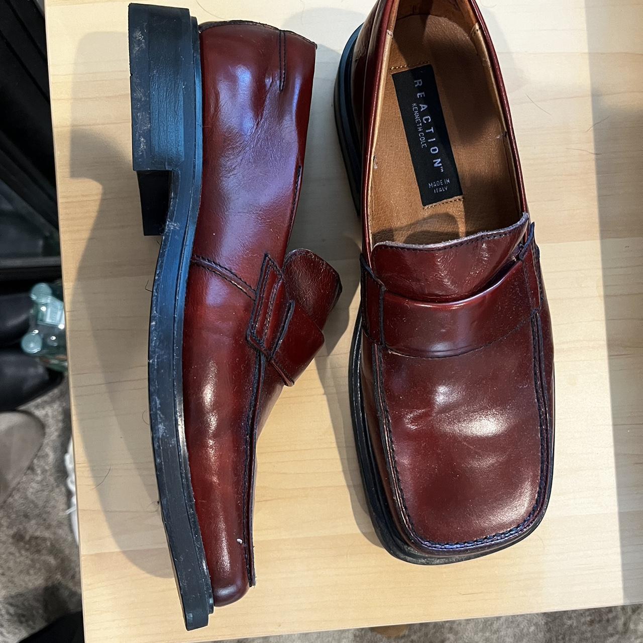 Amazing and unique square loafers! Worn once just... - Depop