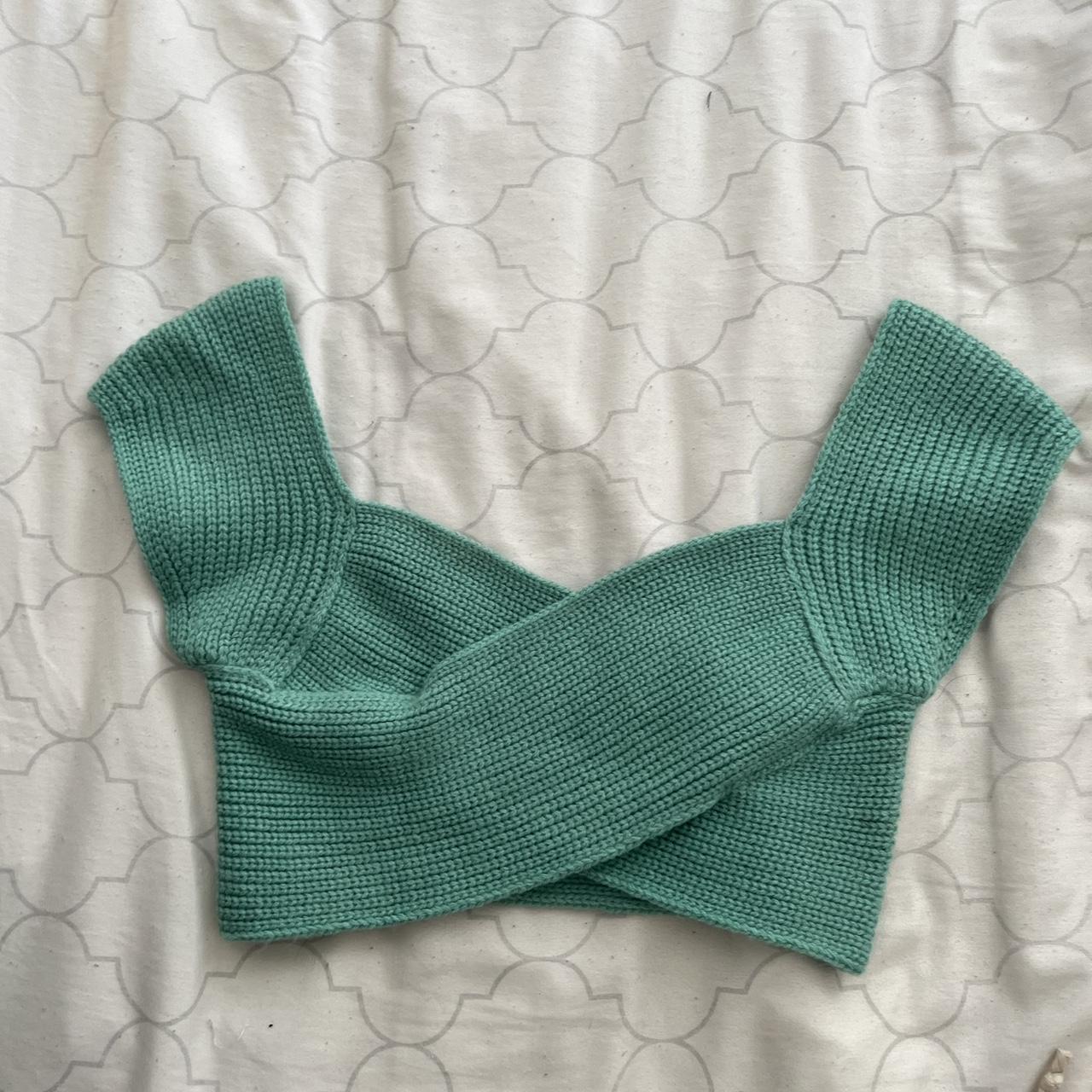 green bandage top - Depop