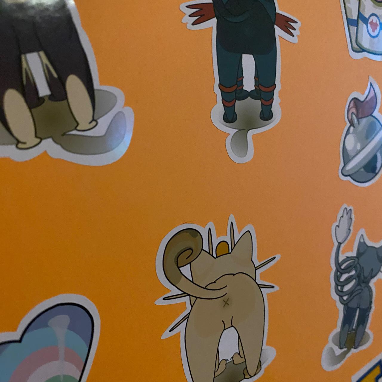 Pokécat Trainer Sticker Pack These stickers are... - Depop