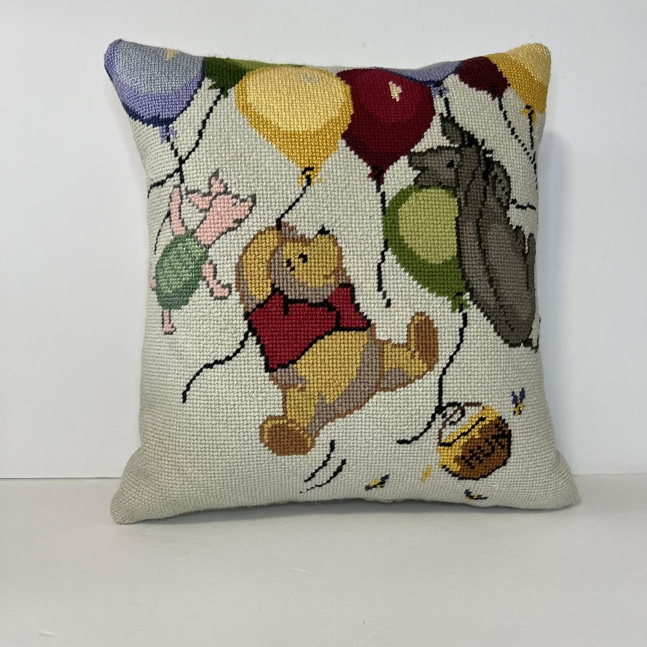Vintage Winnie The Pooh Needlepoint Cross Stitch... - Depop