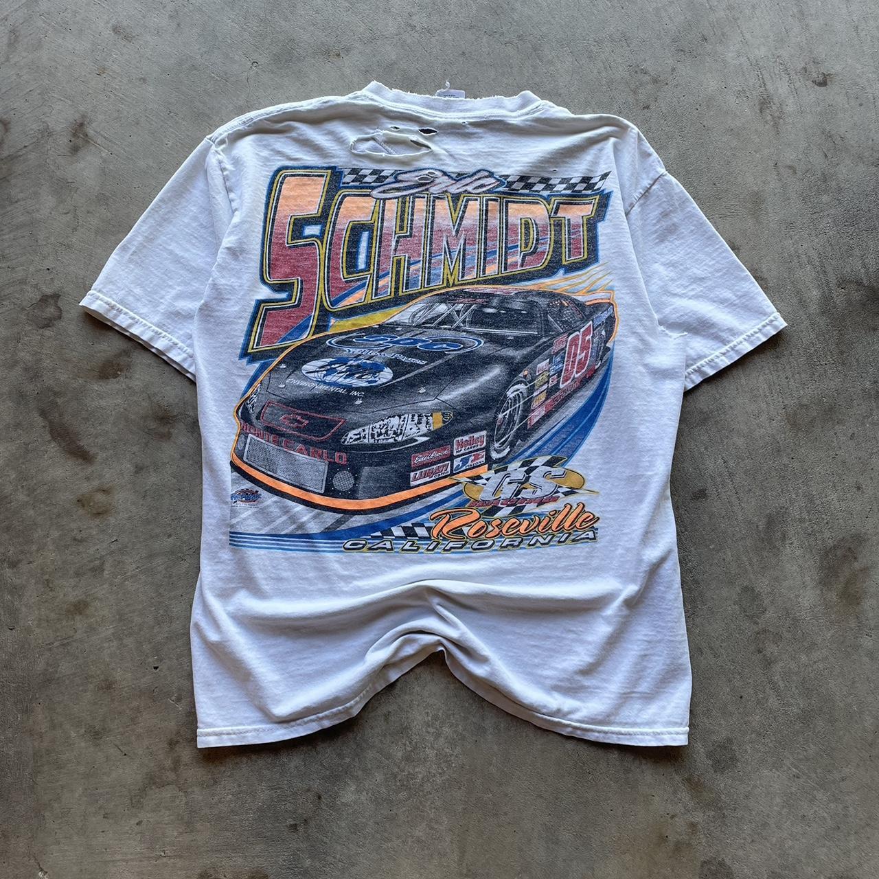 Vintage Y2K Nascar racing distressed graphic... - Depop