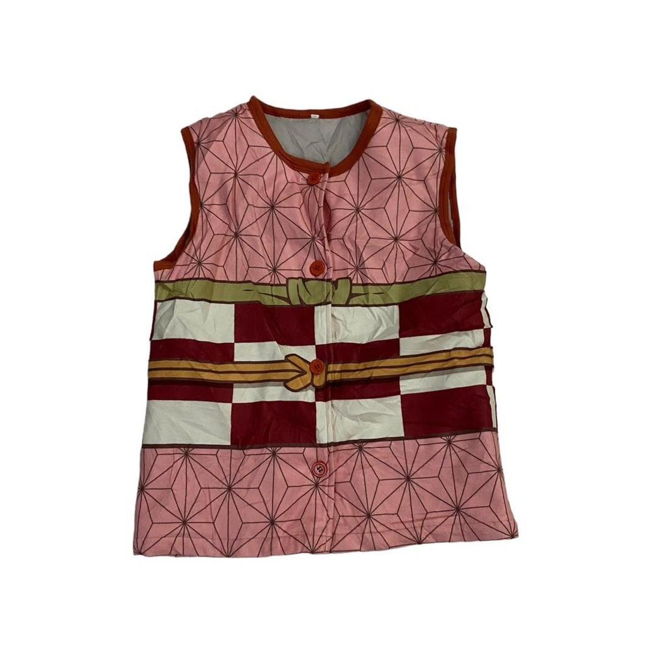 Demon Slayer Nezuko Vest • ARMPIT ~> ARMPIT : 17... - Depop